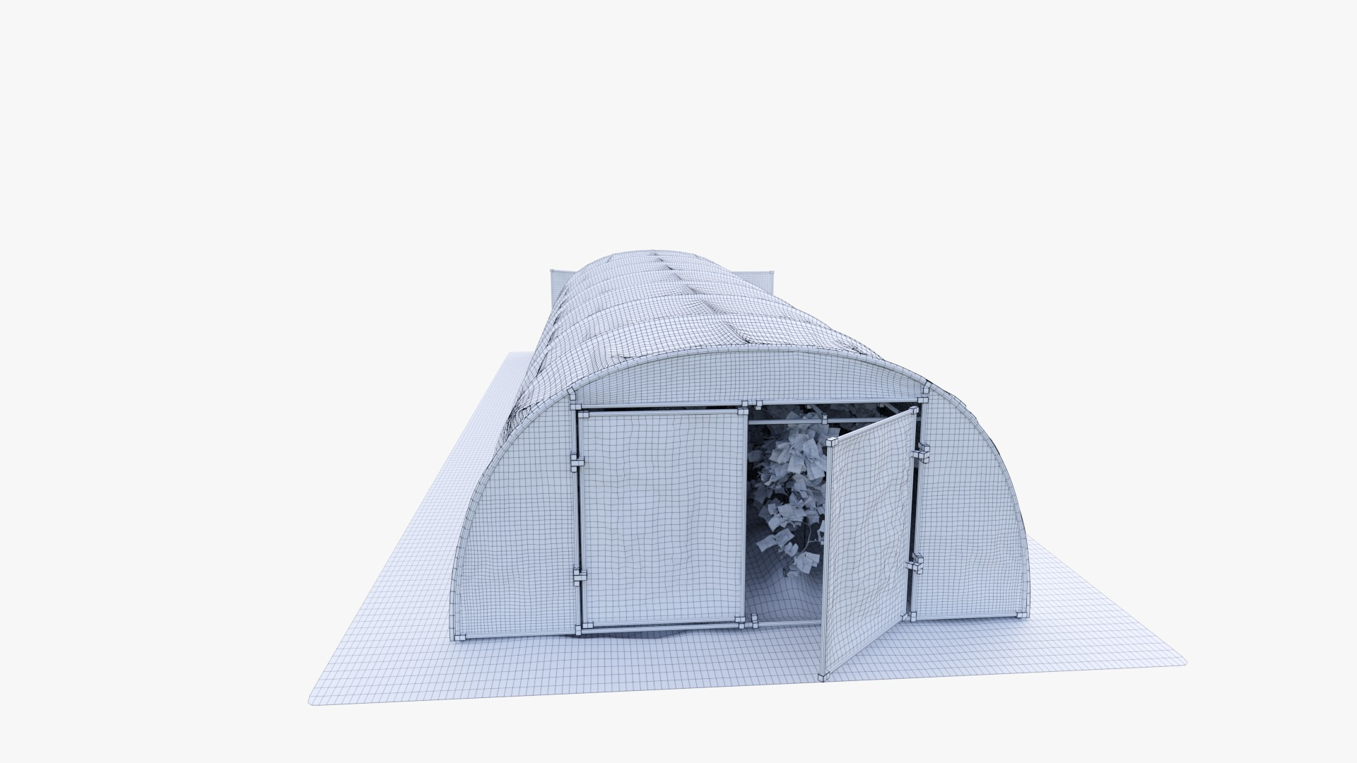 3D Model Greenhouse With Plants - TurboSquid 1836806