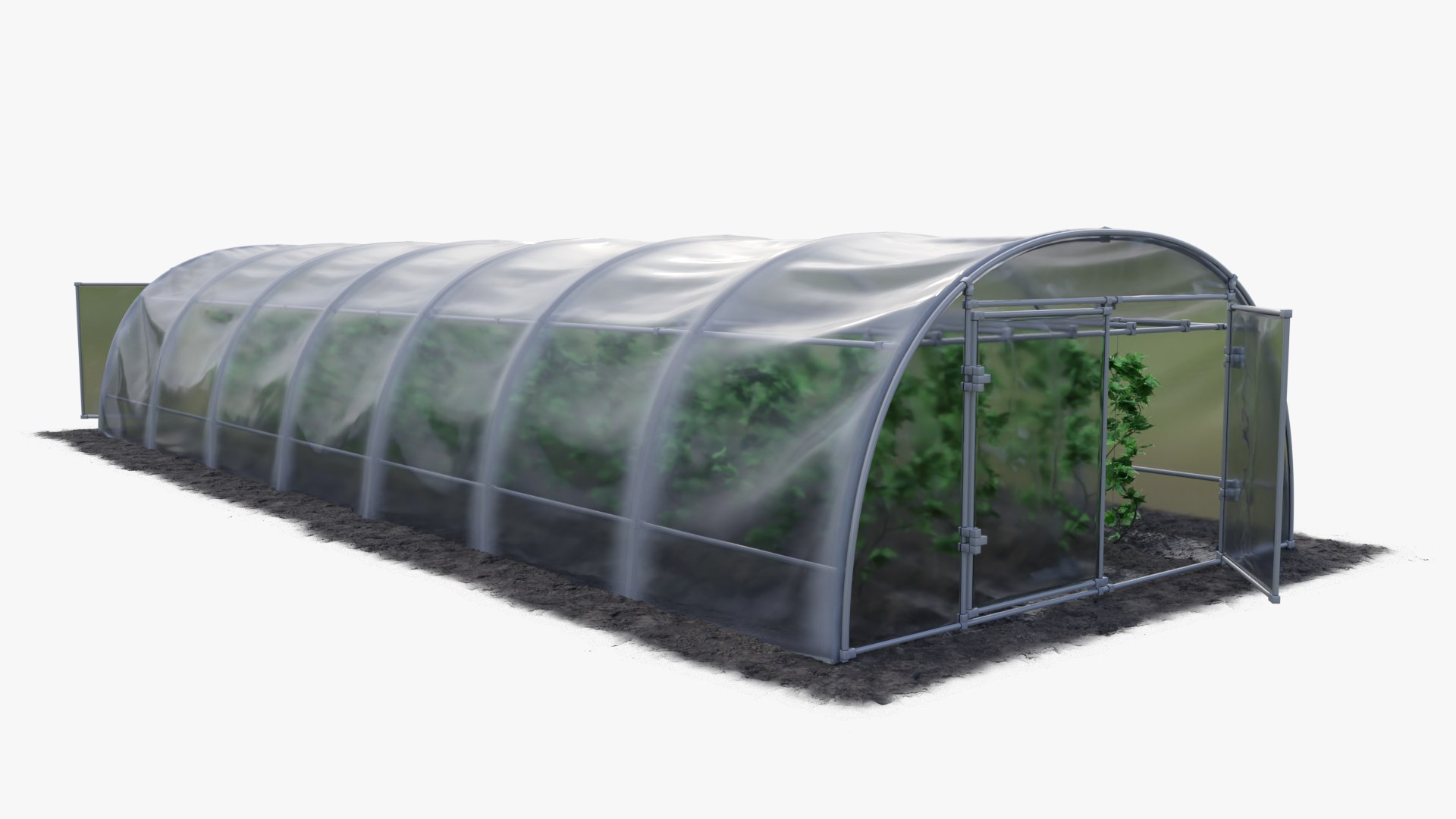 3D model Greenhouse with plants - TurboSquid 1836806