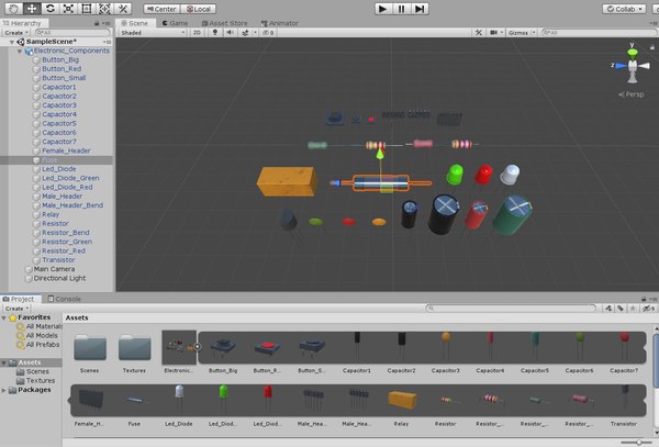 Electronic components 3D model - TurboSquid 1501860