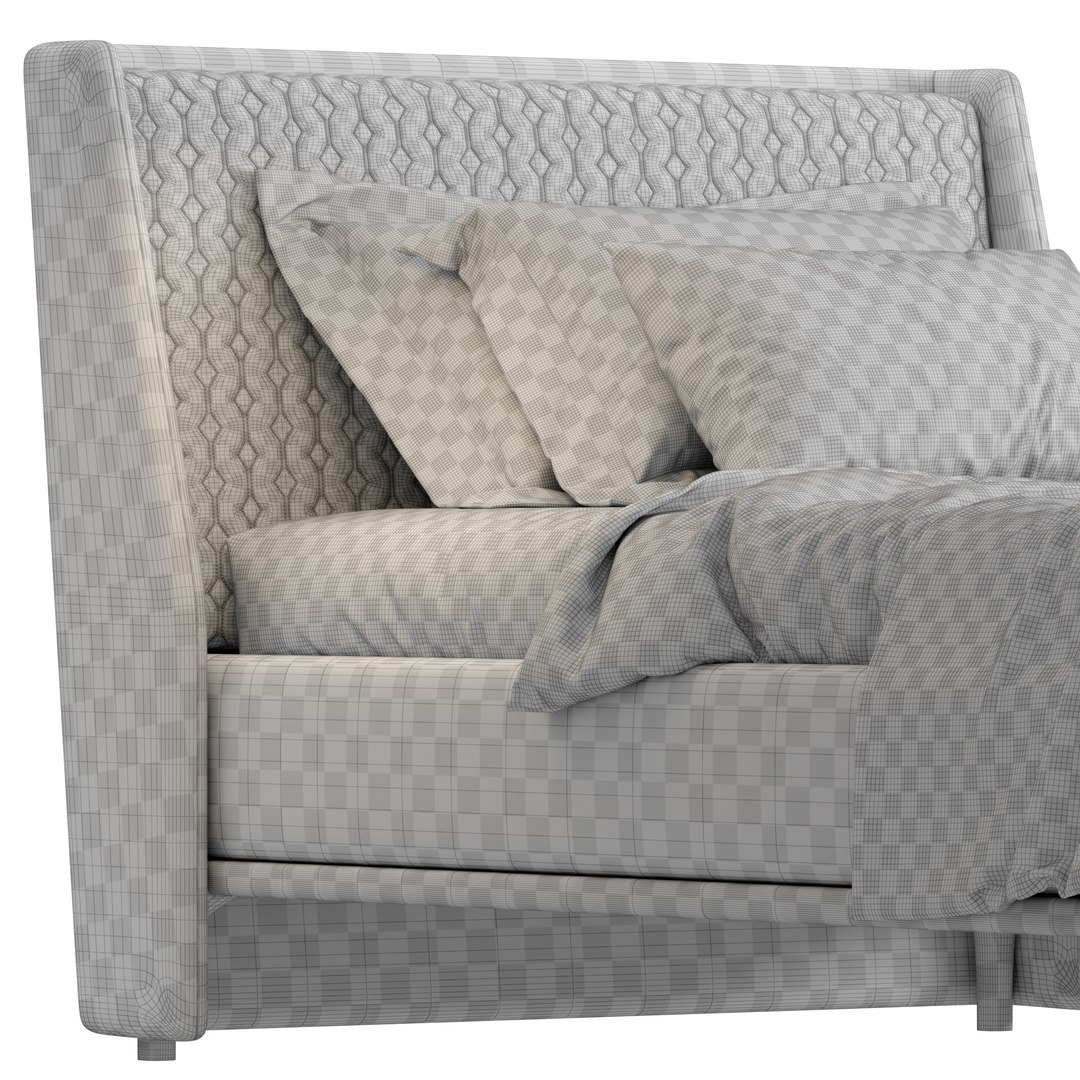 3D Model Terence Lux Thin Bed - TurboSquid 1971948