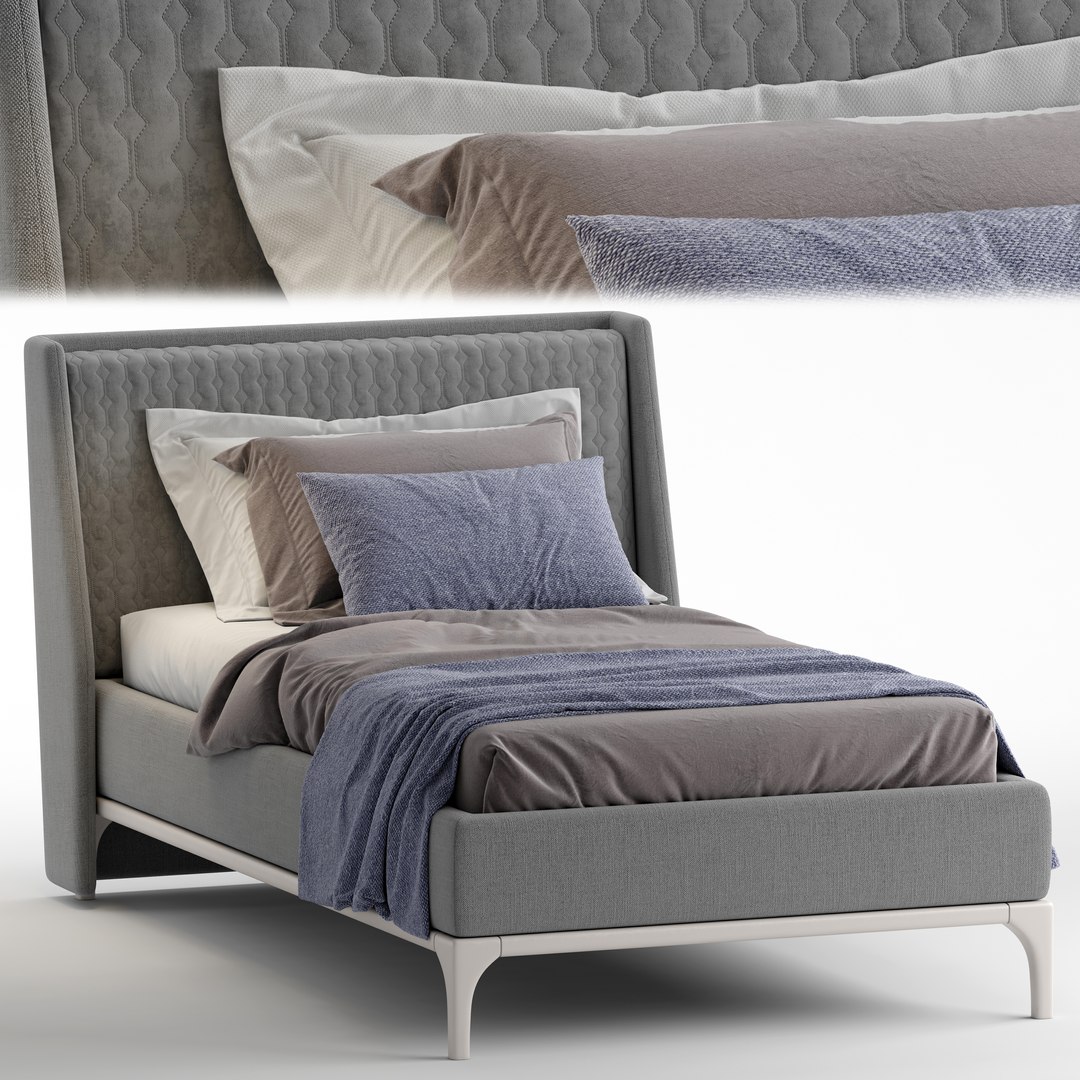 3D Model Terence Lux Thin Bed - TurboSquid 1971948