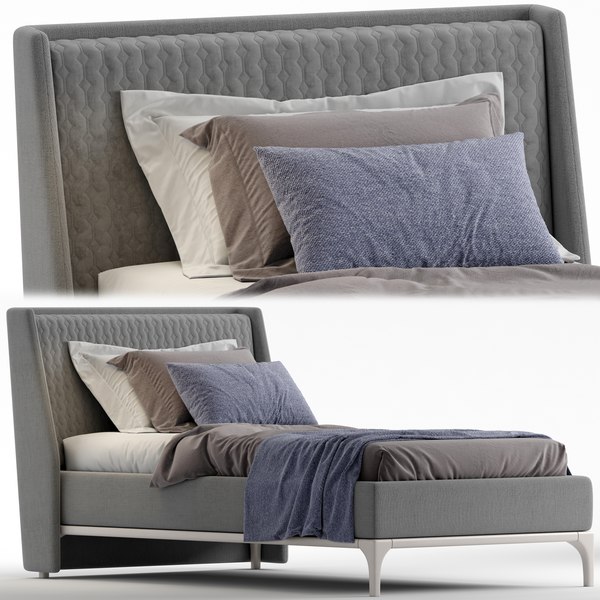 modelo 3d Terence Lux cama fina - TurboSquid 1971948