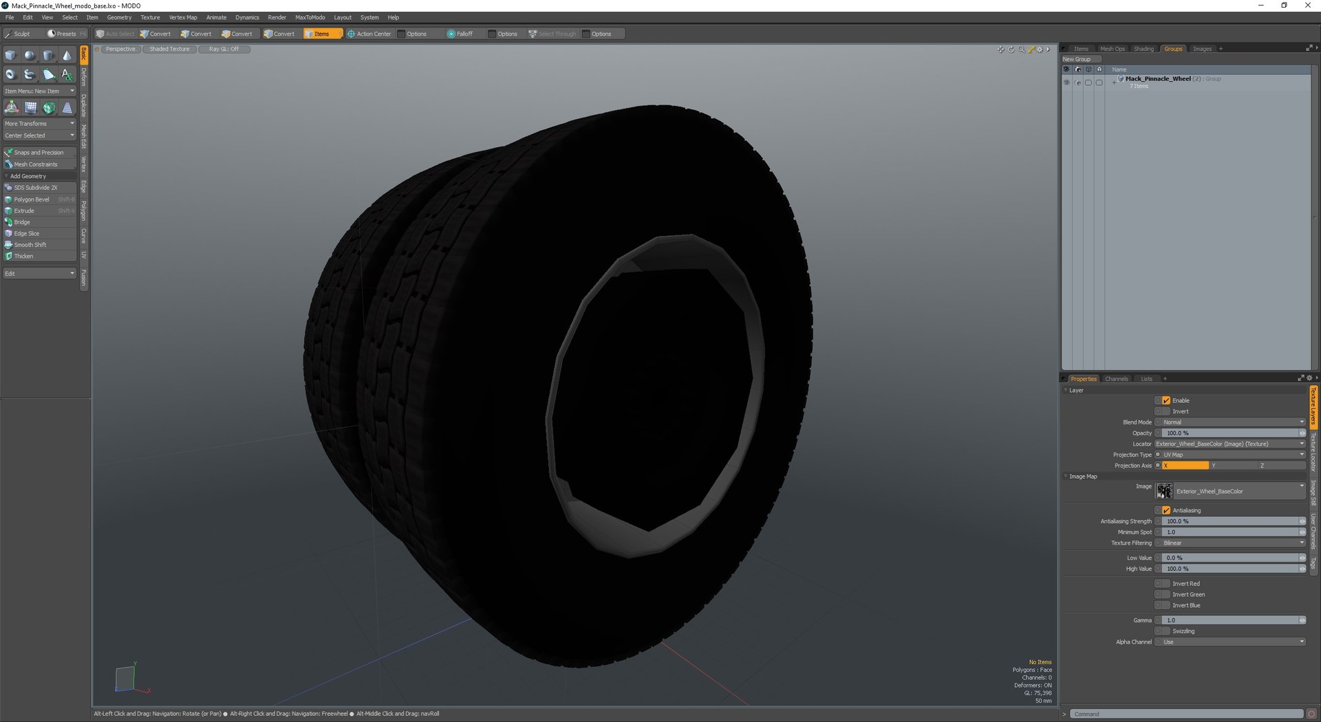 3D Mack Pinnacle Wheel Model - TurboSquid 2296402