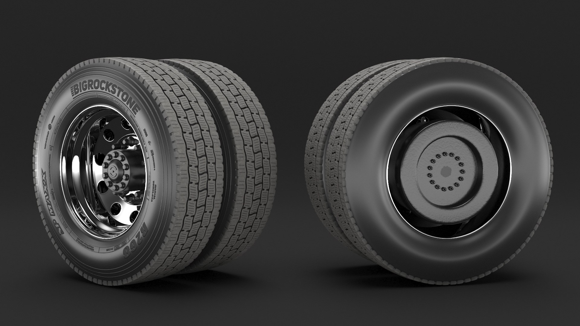 3D Mack Pinnacle Wheel Model - TurboSquid 2296402