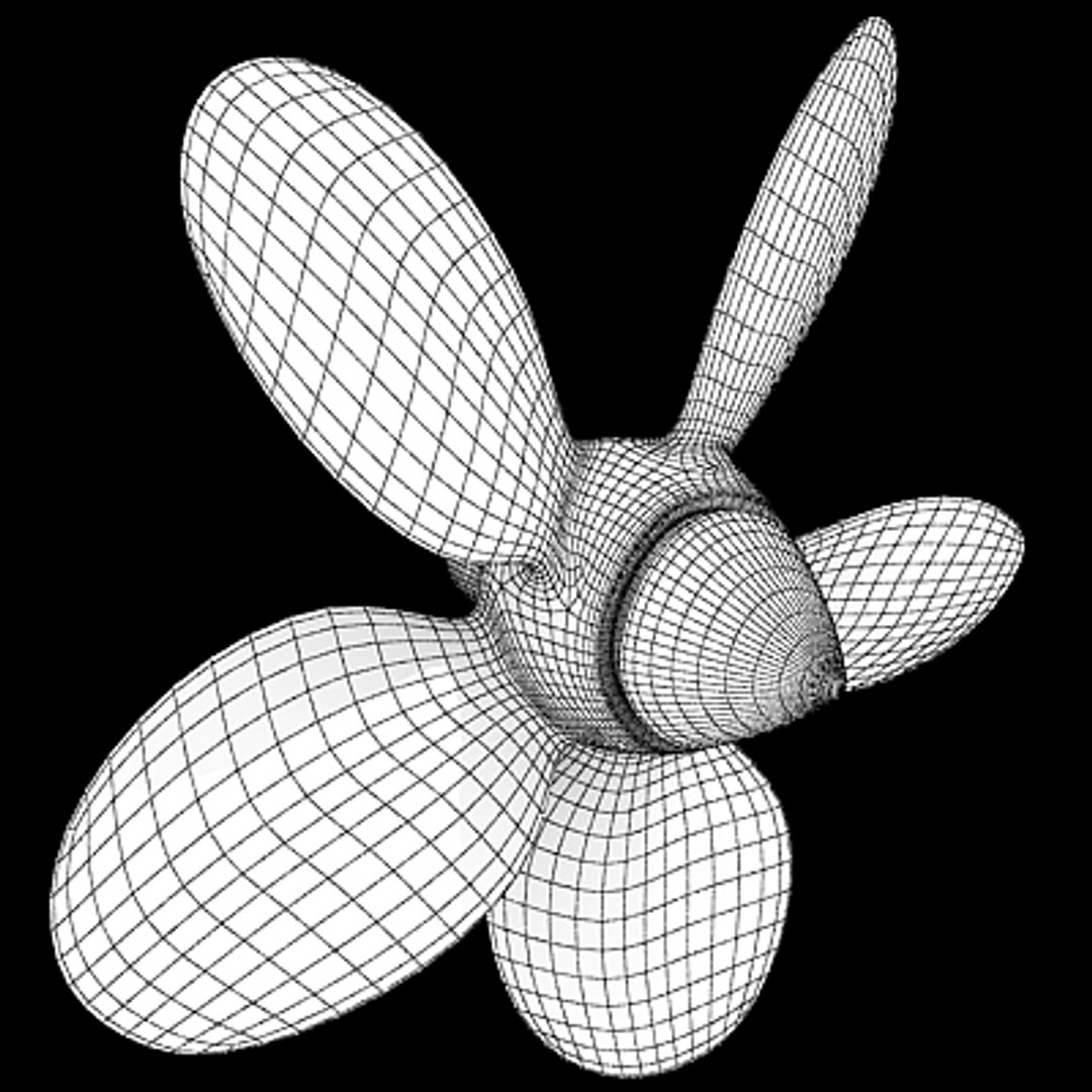 3d propeller watercraft