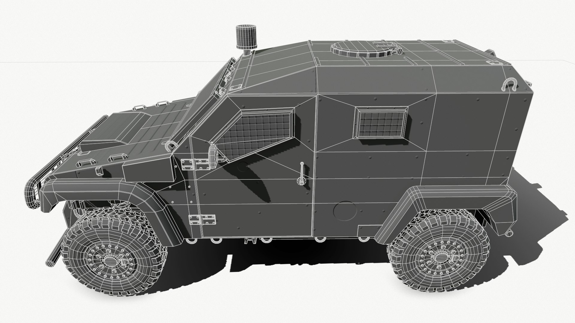 Arquus Dagger 4x4 Light Armored Vehicle model - TurboSquid 1842285