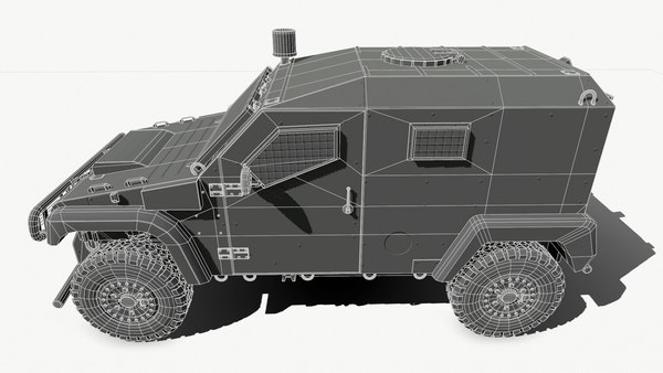 Arquus Dagger 4x4 Light Armored Vehicle model - TurboSquid 1842285