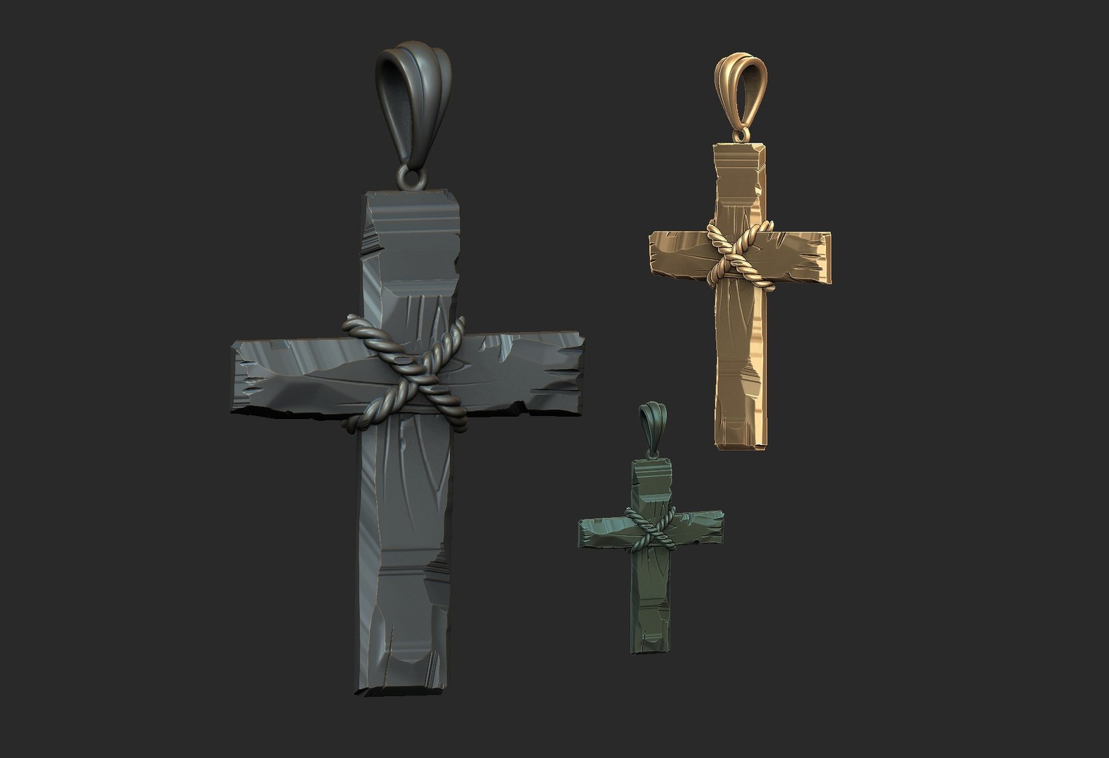 3D Cross Stylized - TurboSquid 2139985