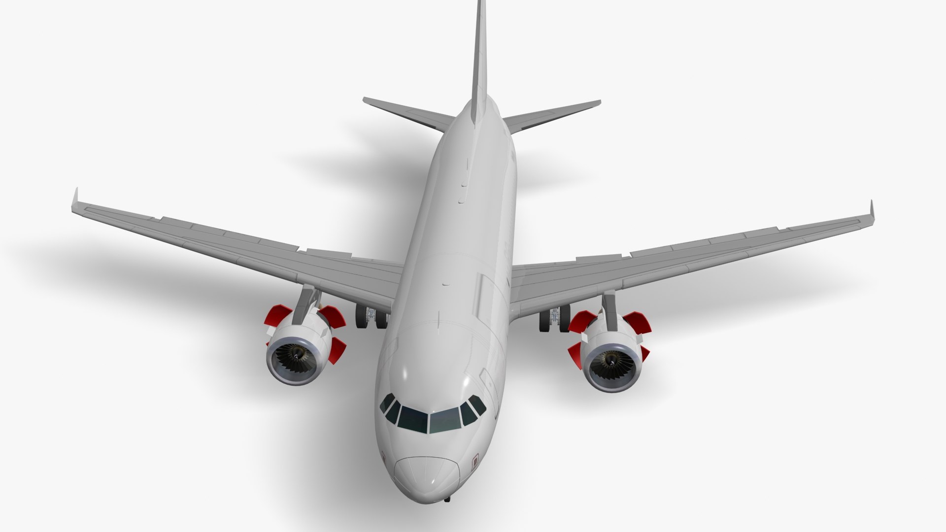 Airbus A320-214P2F Generic White 3D - TurboSquid 2006953