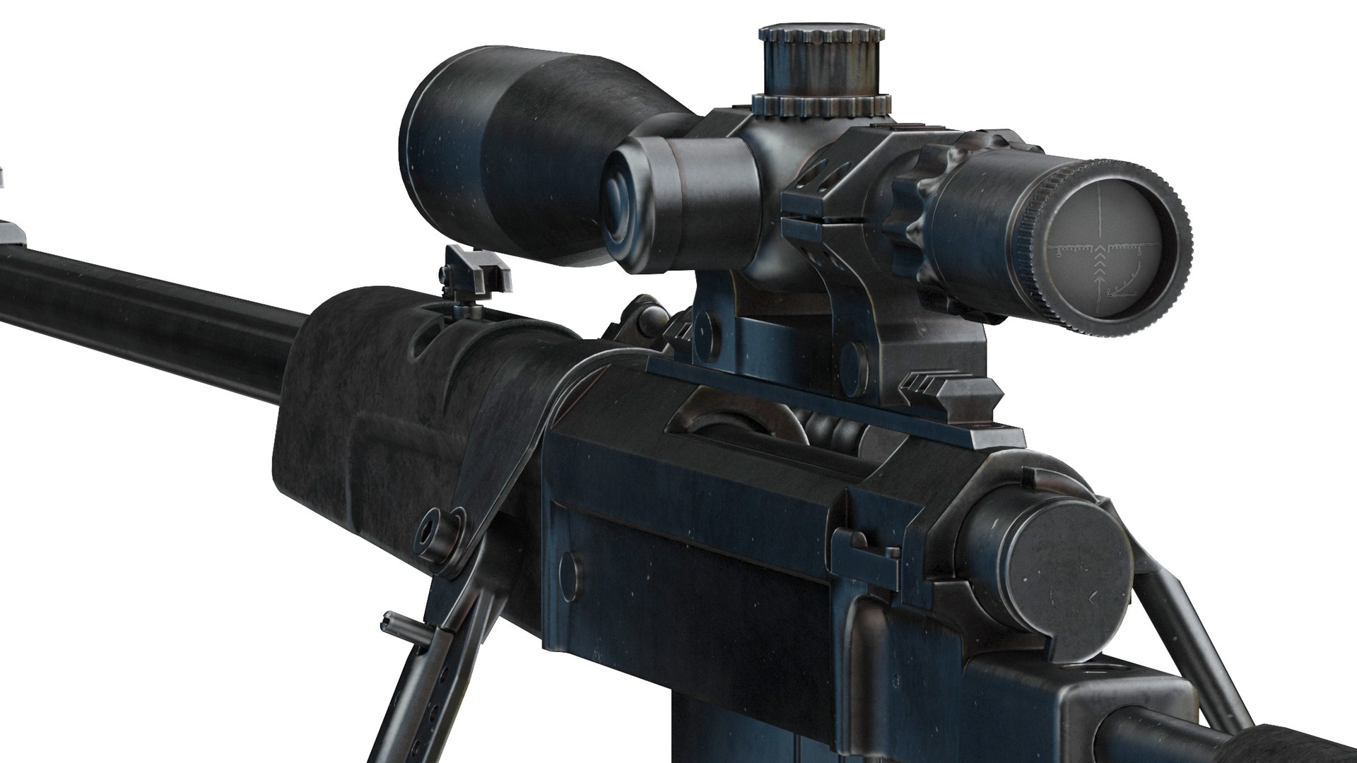 Zastava M93 Black Arrow Anti-materiel Rifle Low Poly Model - TurboSquid 2046043