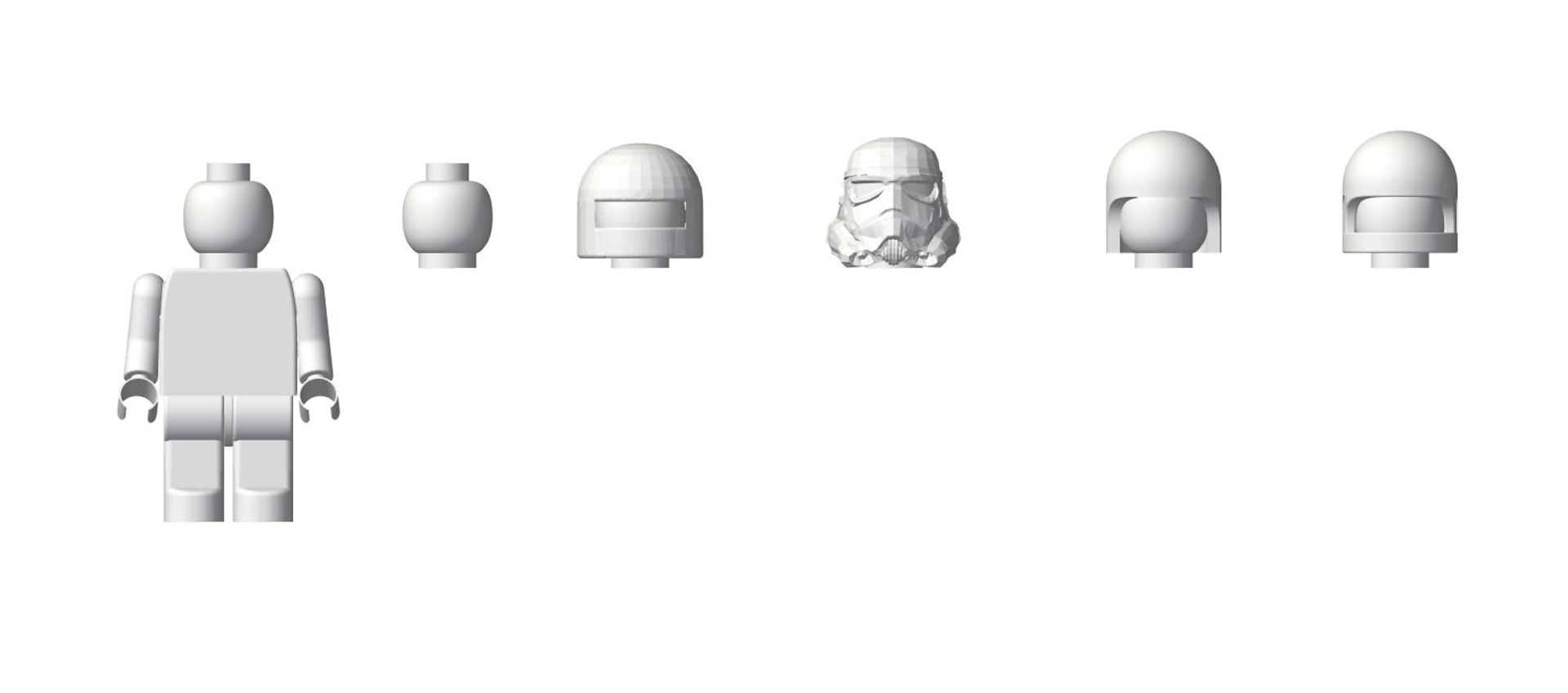 Lego Helmets 3d Max