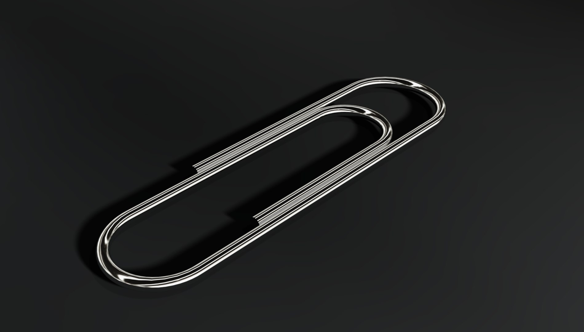 Paperclip Paper 3d Model