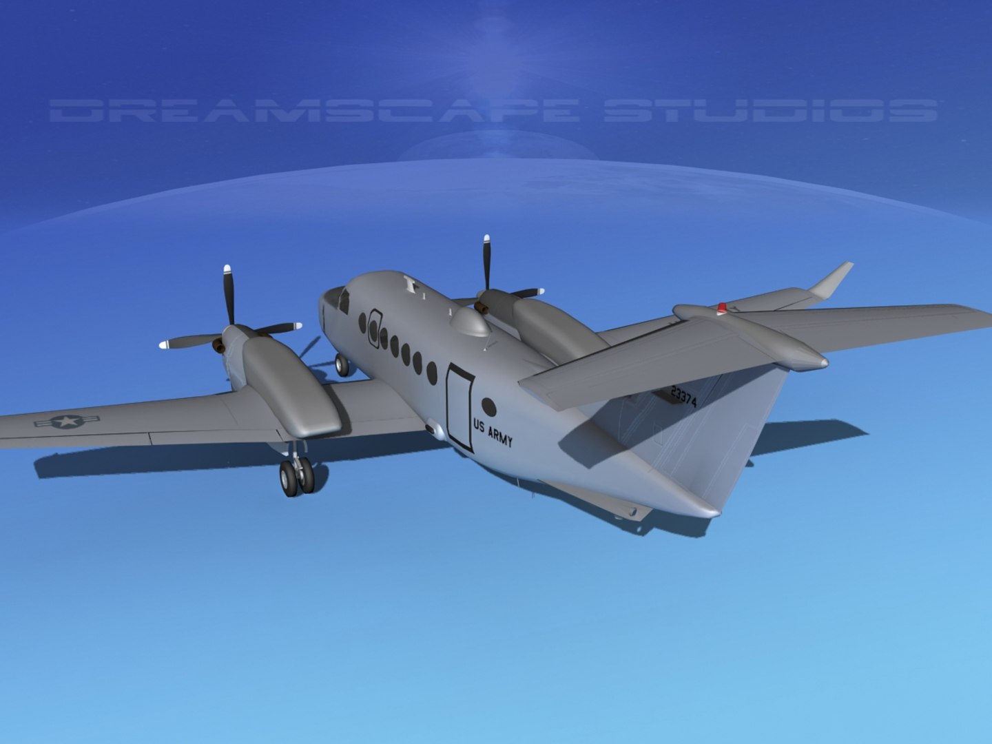 Propellers Surveillance Isr 3d Model