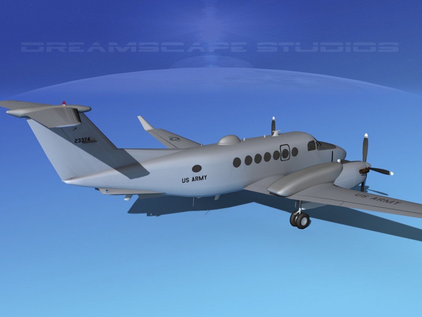 propellers surveillance isr 3d model