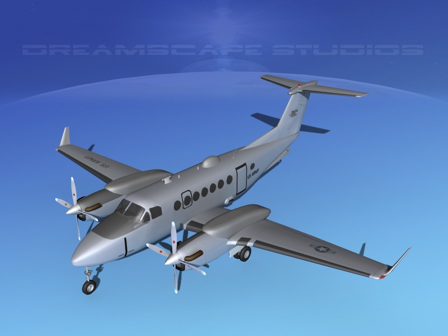 propellers surveillance isr 3d model