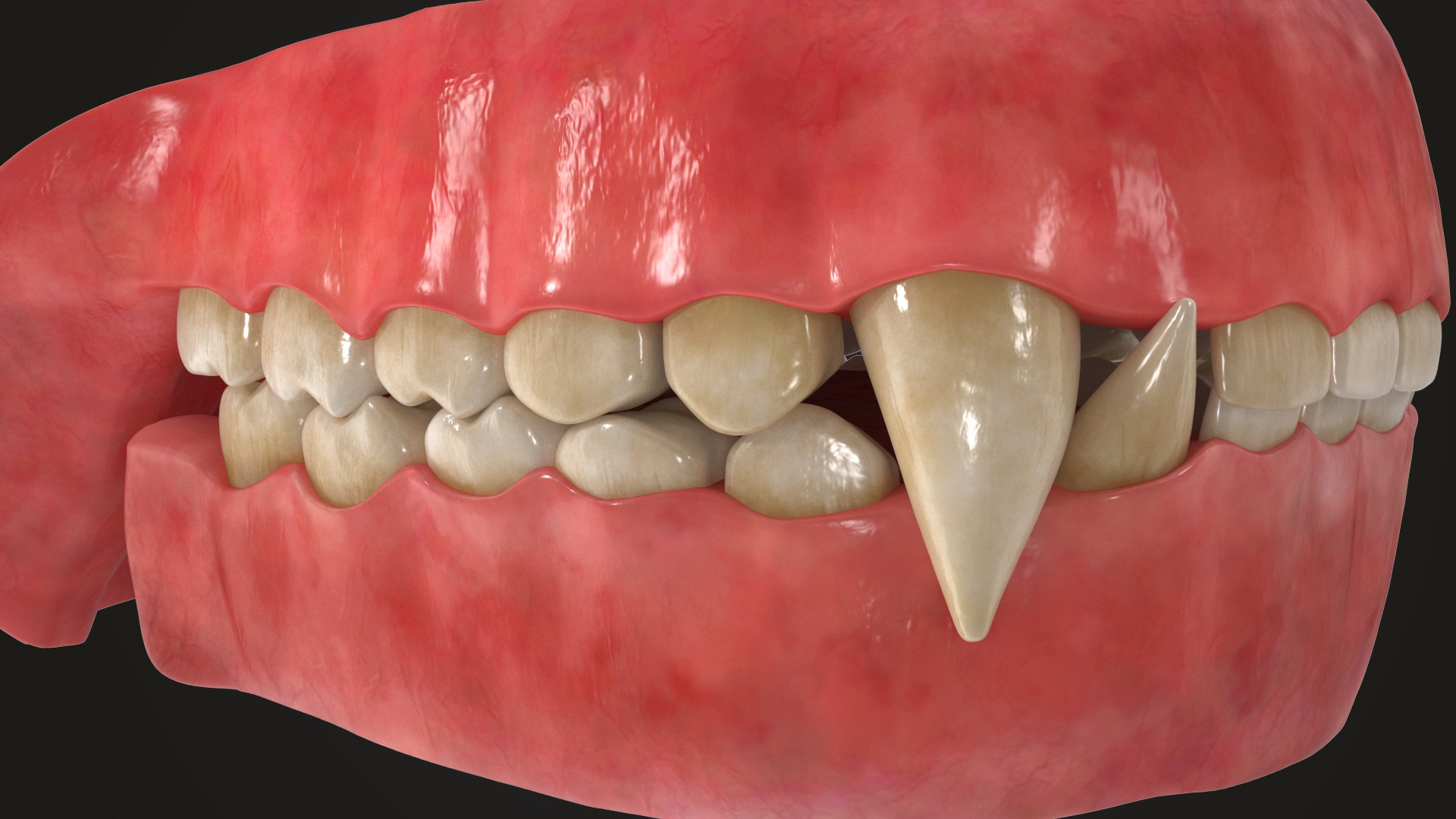 Creature Jaw Rig 3ds MAX model - TurboSquid 1781587