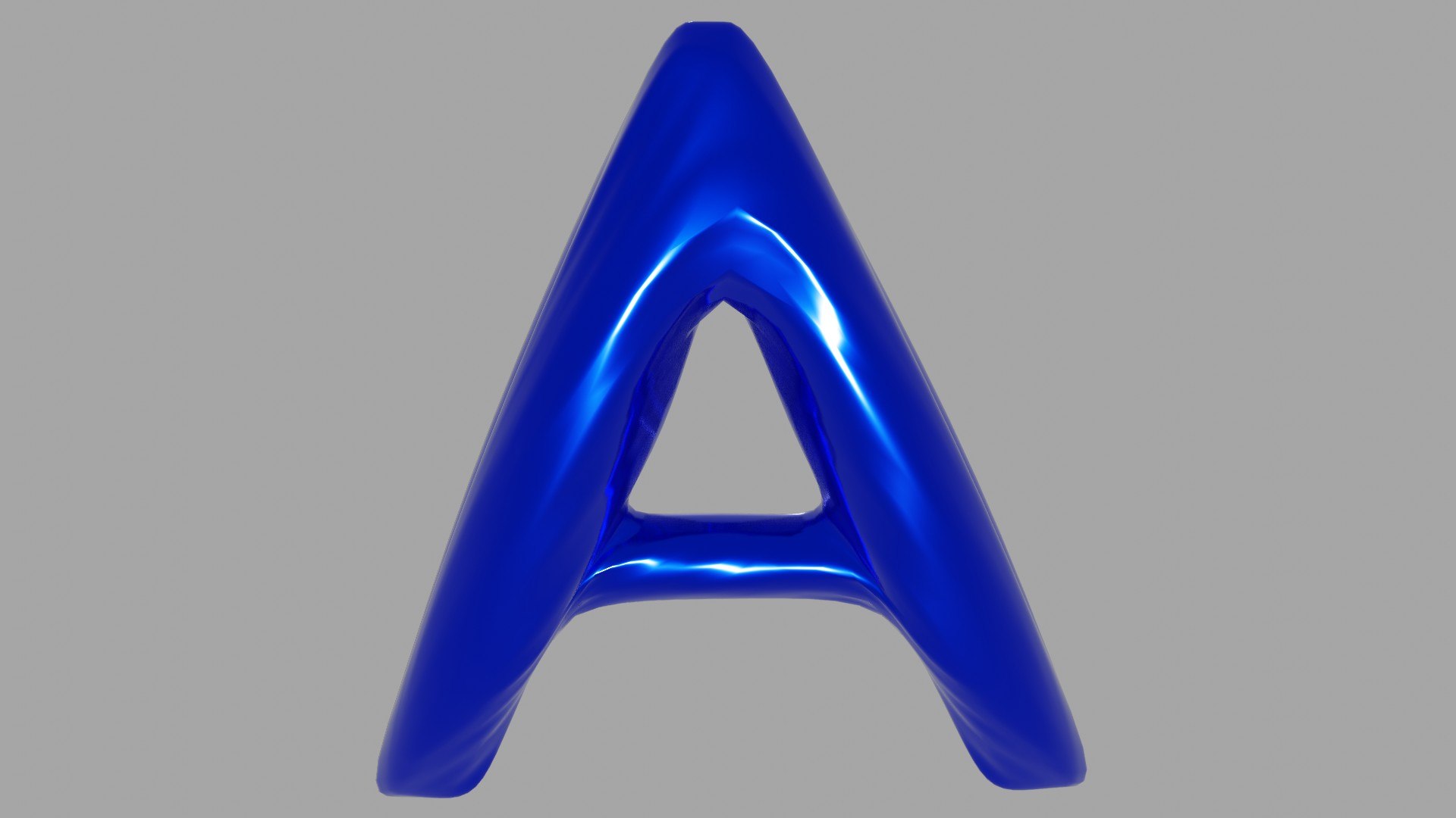 3D Balloon Letter A BLEND OBJ Model - TurboSquid 2321840