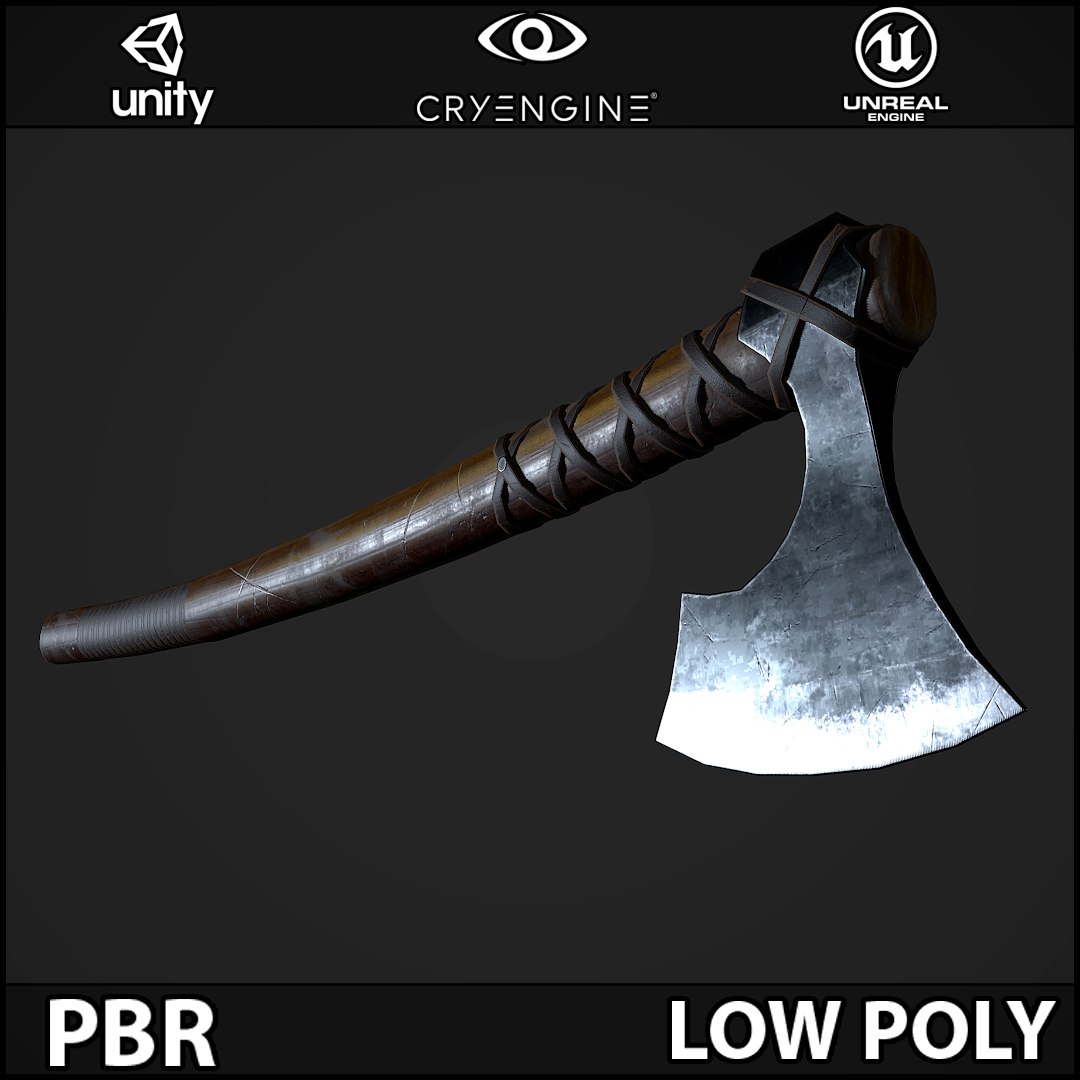 3d Model Axe Ready