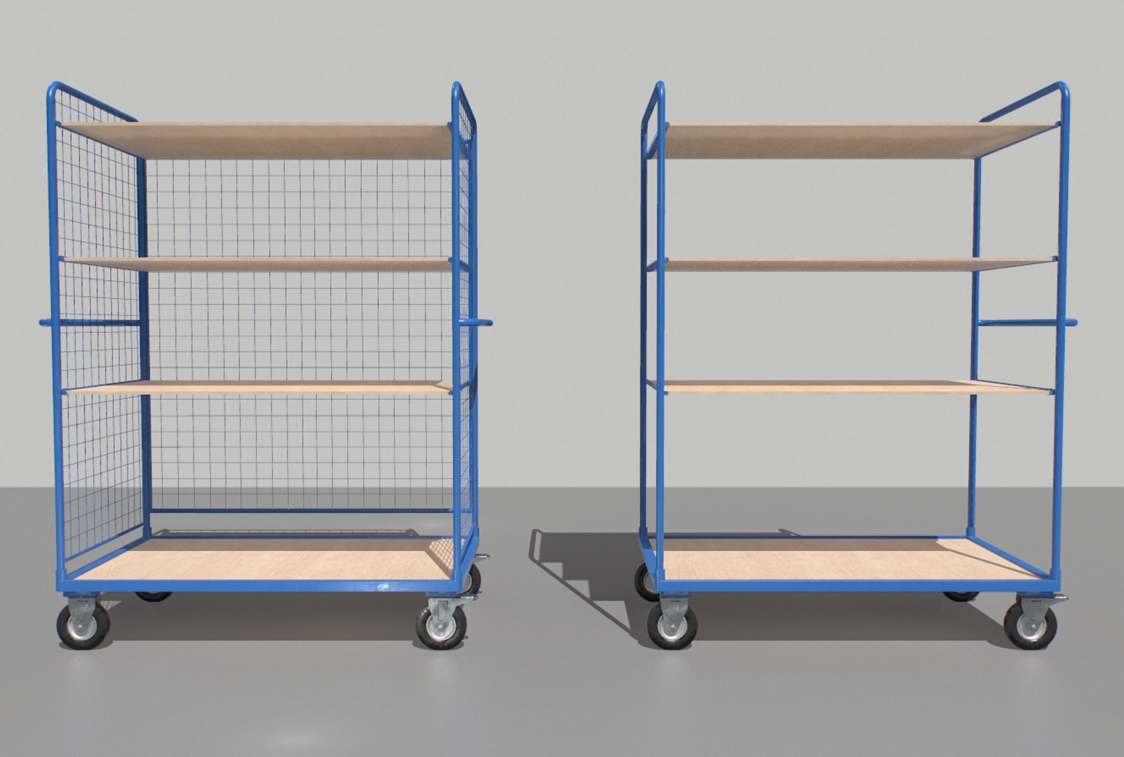 Industrial Trolleys 1 Warehouses 3D - TurboSquid 1564199