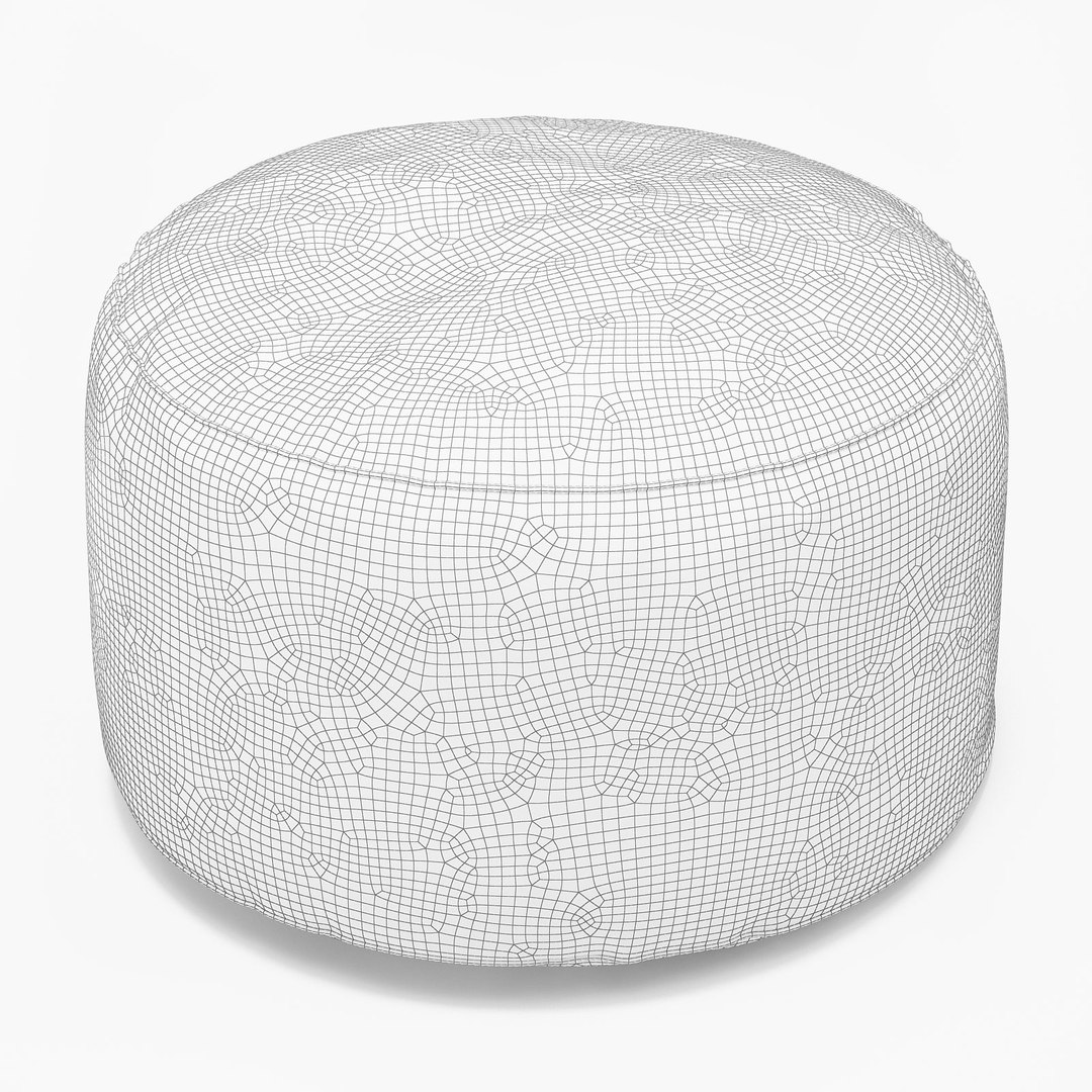 3d poufs model