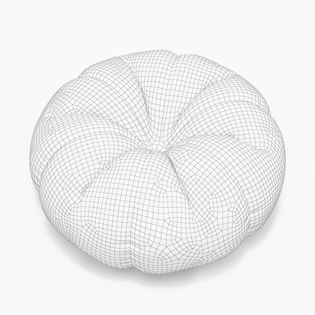 3d poufs model