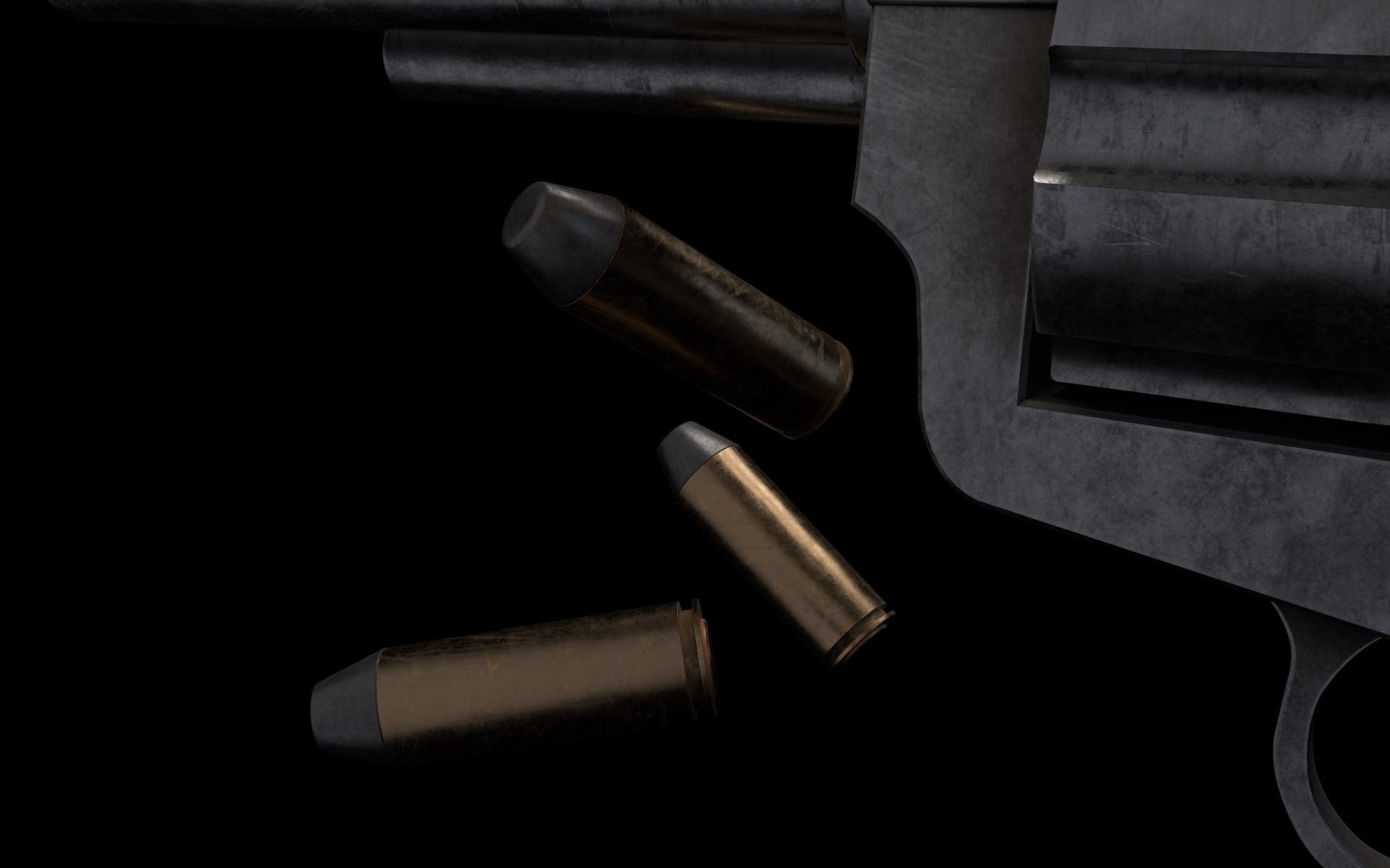 3D Revolver "Colt 45" Model - TurboSquid 1727600