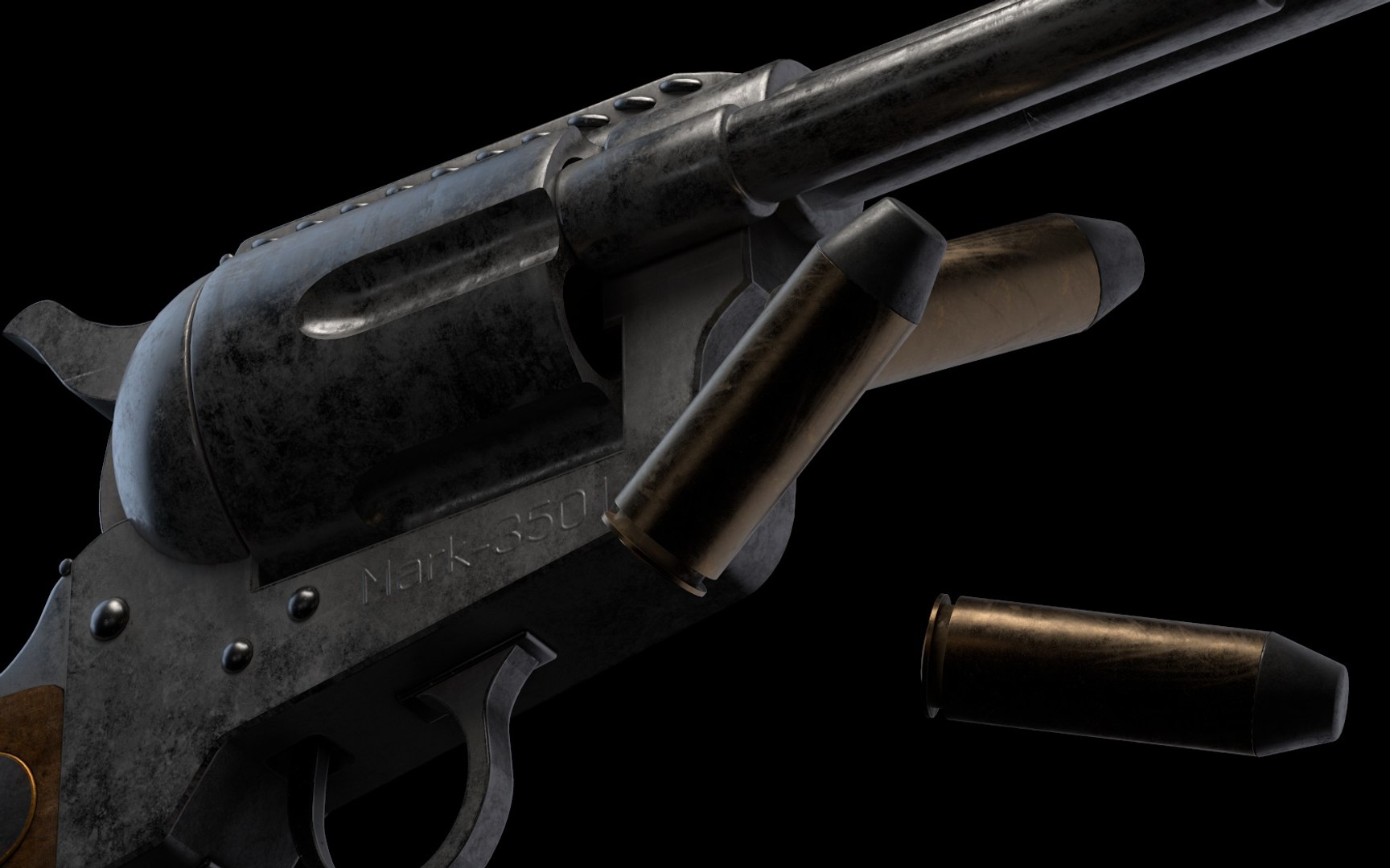 3D Revolver "Colt 45" Model - TurboSquid 1727600