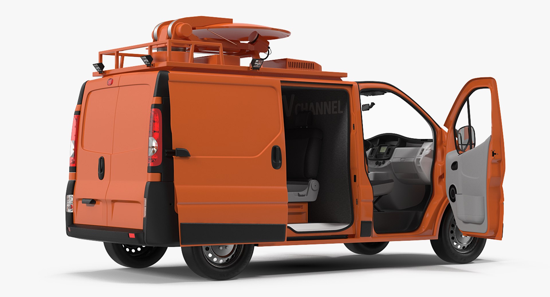 3D Tv Studio Station Van - TurboSquid 1385752