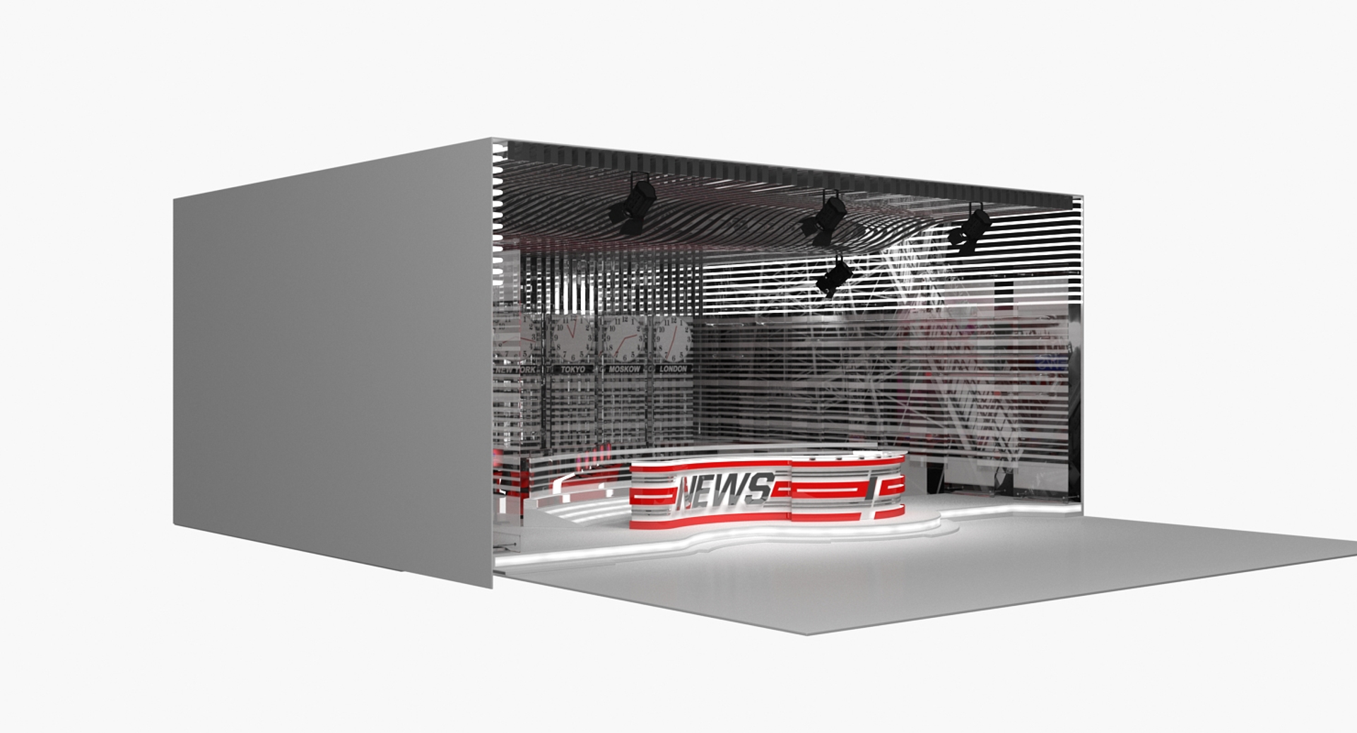 3D Tv Studio Station Van - TurboSquid 1385752