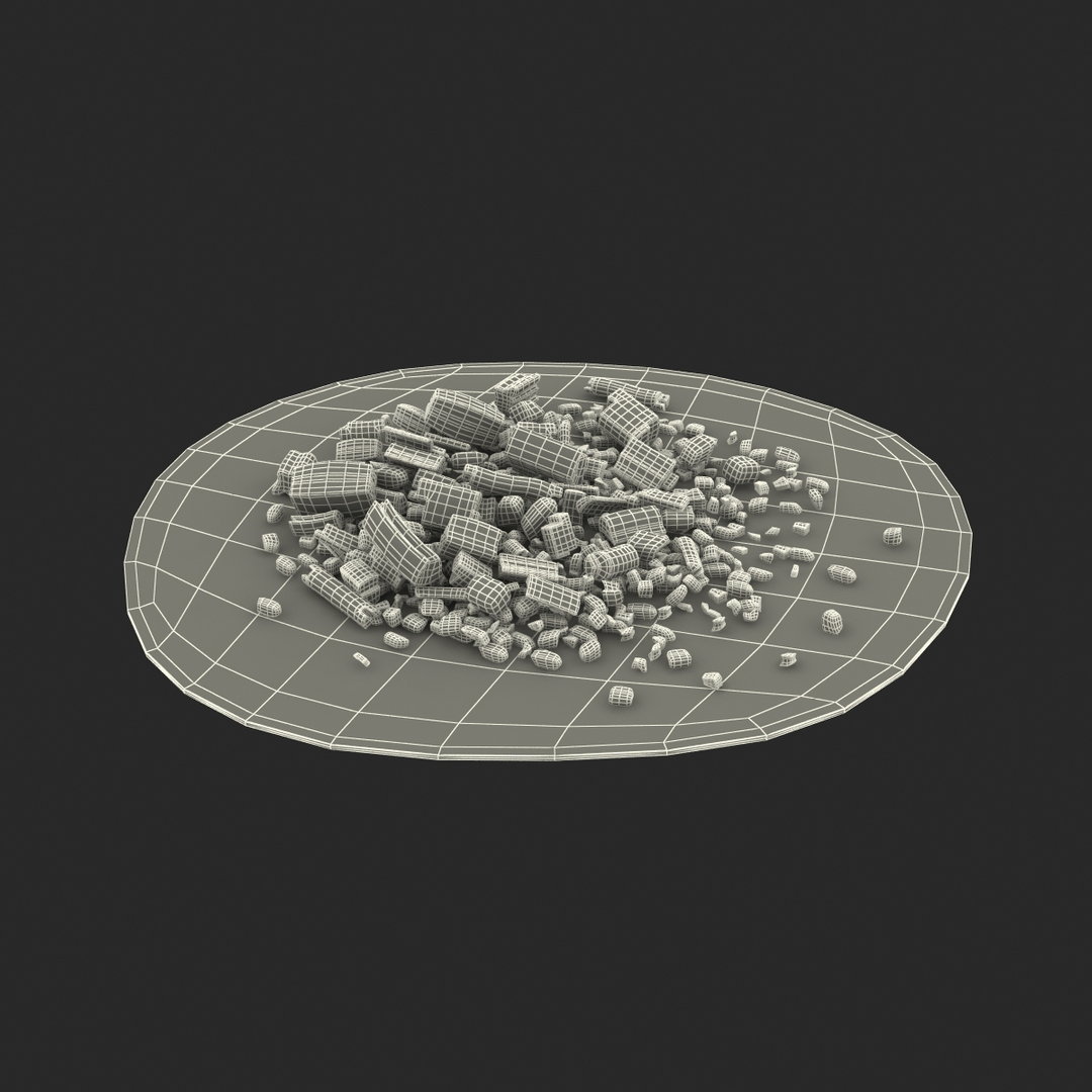 3d Ashes Embers Model