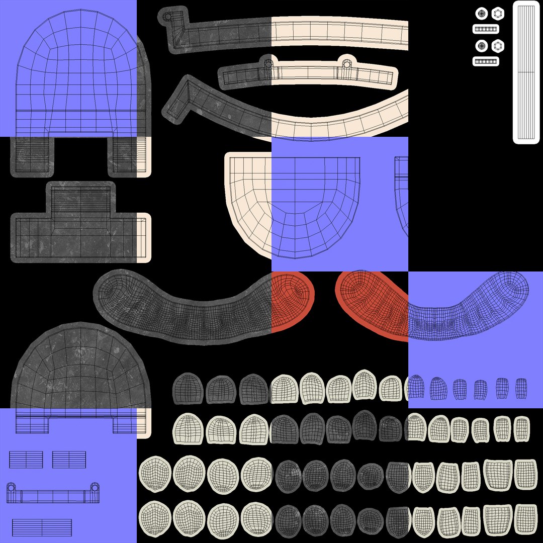 3D Model Dental Teaching Mold Rigged And Animated - TurboSquid 2306814