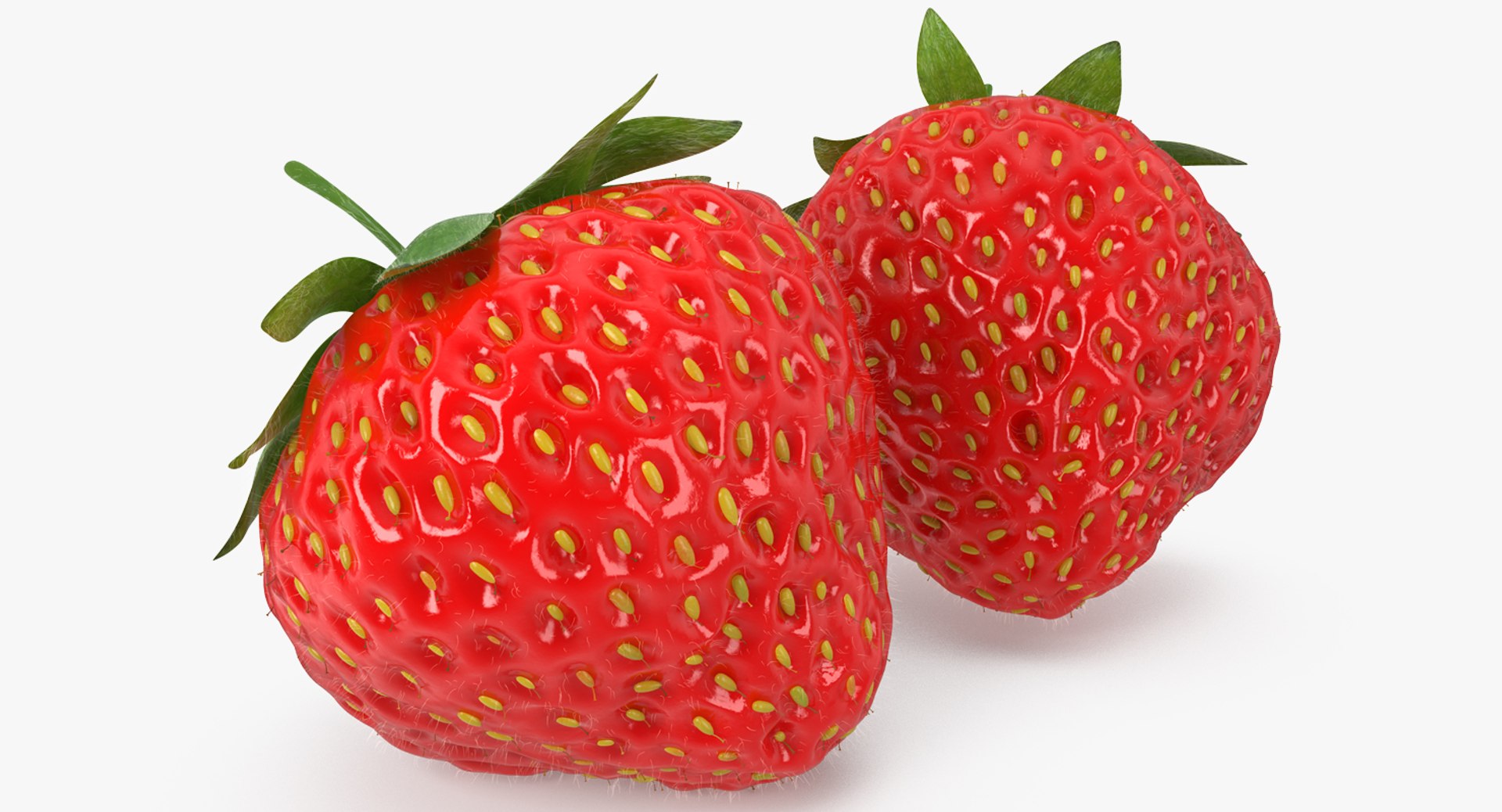 Strawberry Realistic Model - TurboSquid 1210057