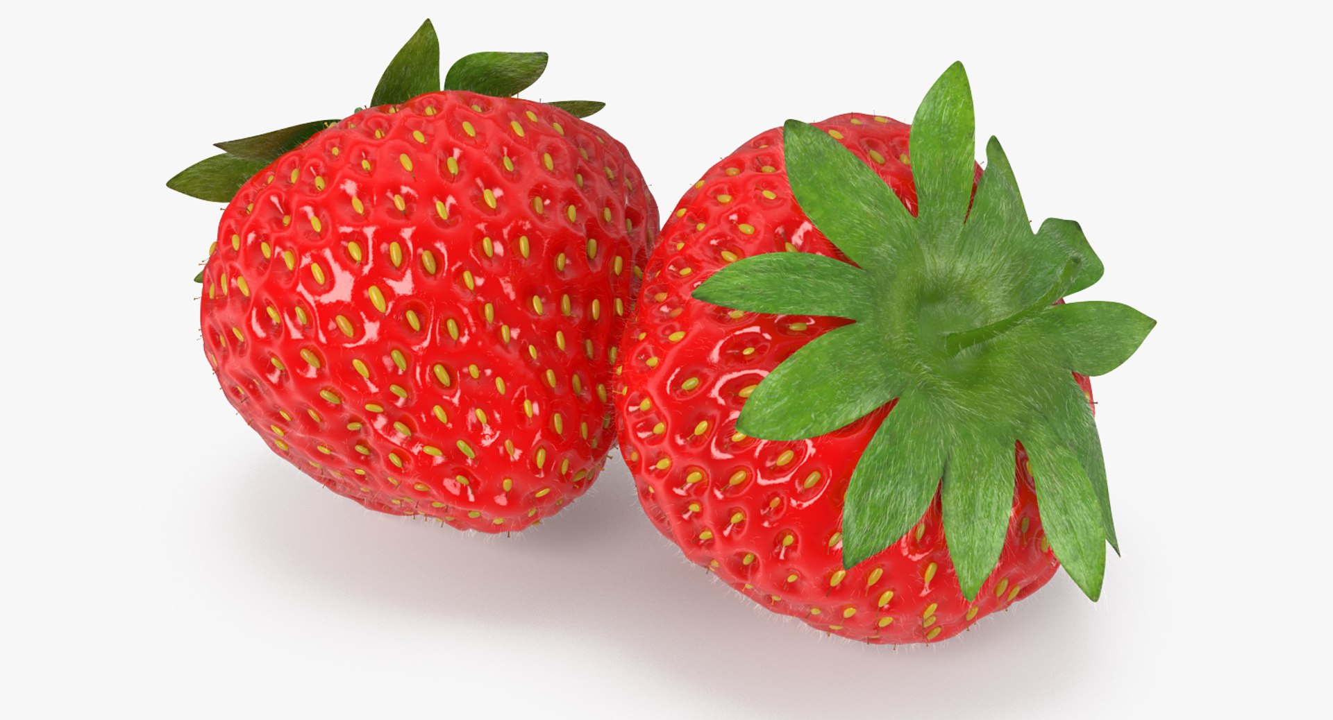 Strawberry Realistic Model - TurboSquid 1210057