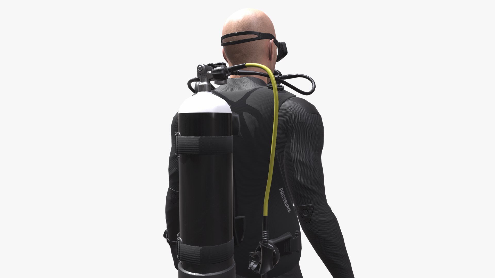 3D Scuba Diver Diving Suit - TurboSquid 1982984