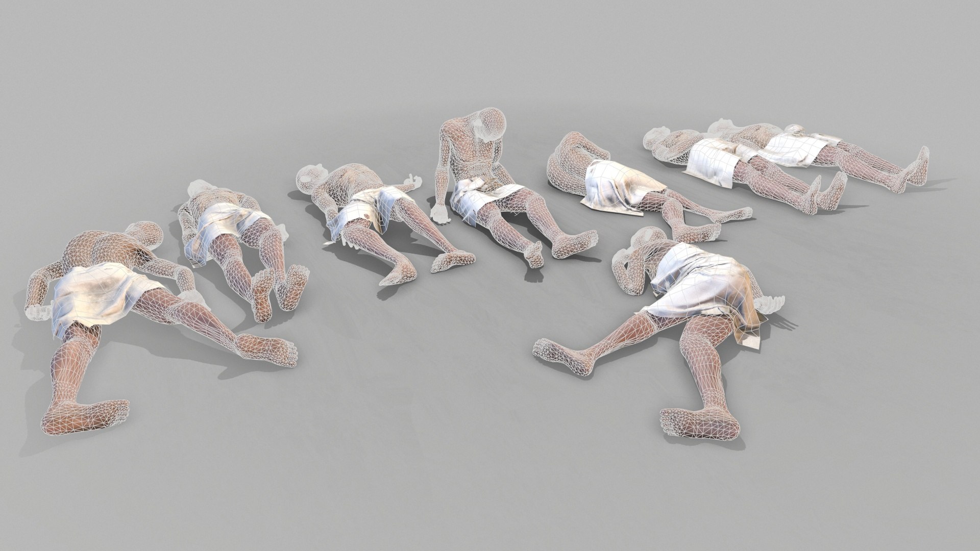 Large Corpse Collections Dog Skeleton 3D Model - TurboSquid 1383459