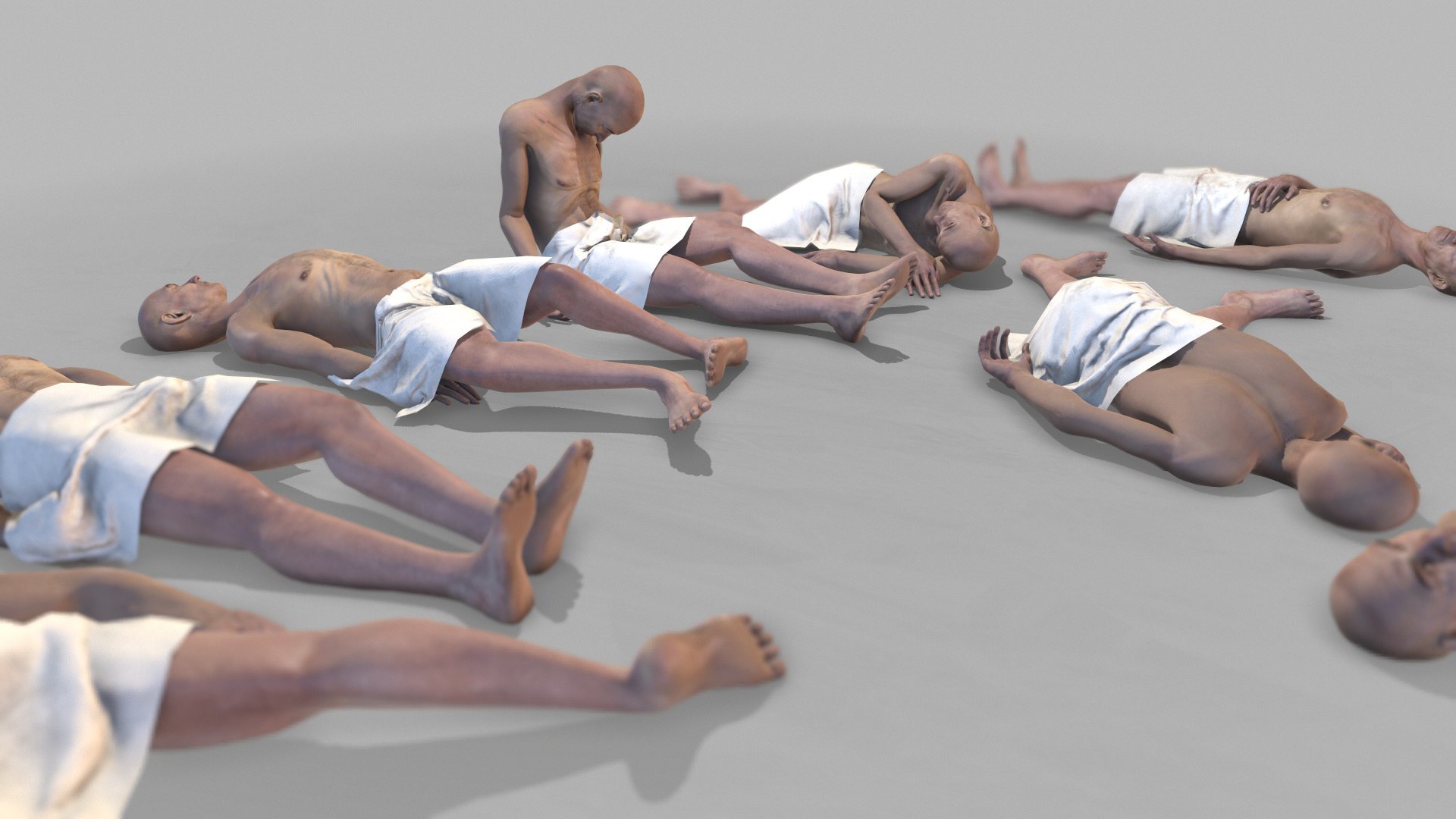 Large Corpse Collections Dog Skeleton 3D Model - TurboSquid 1383459