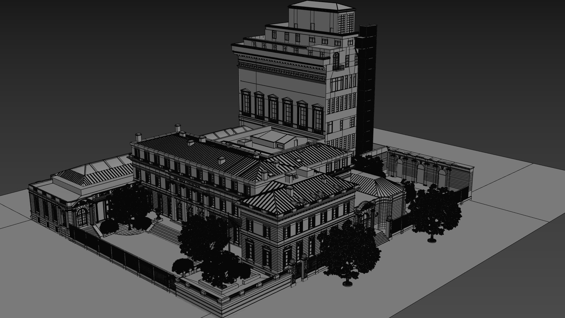 3D Model The Frick Collection - TurboSquid 2059460
