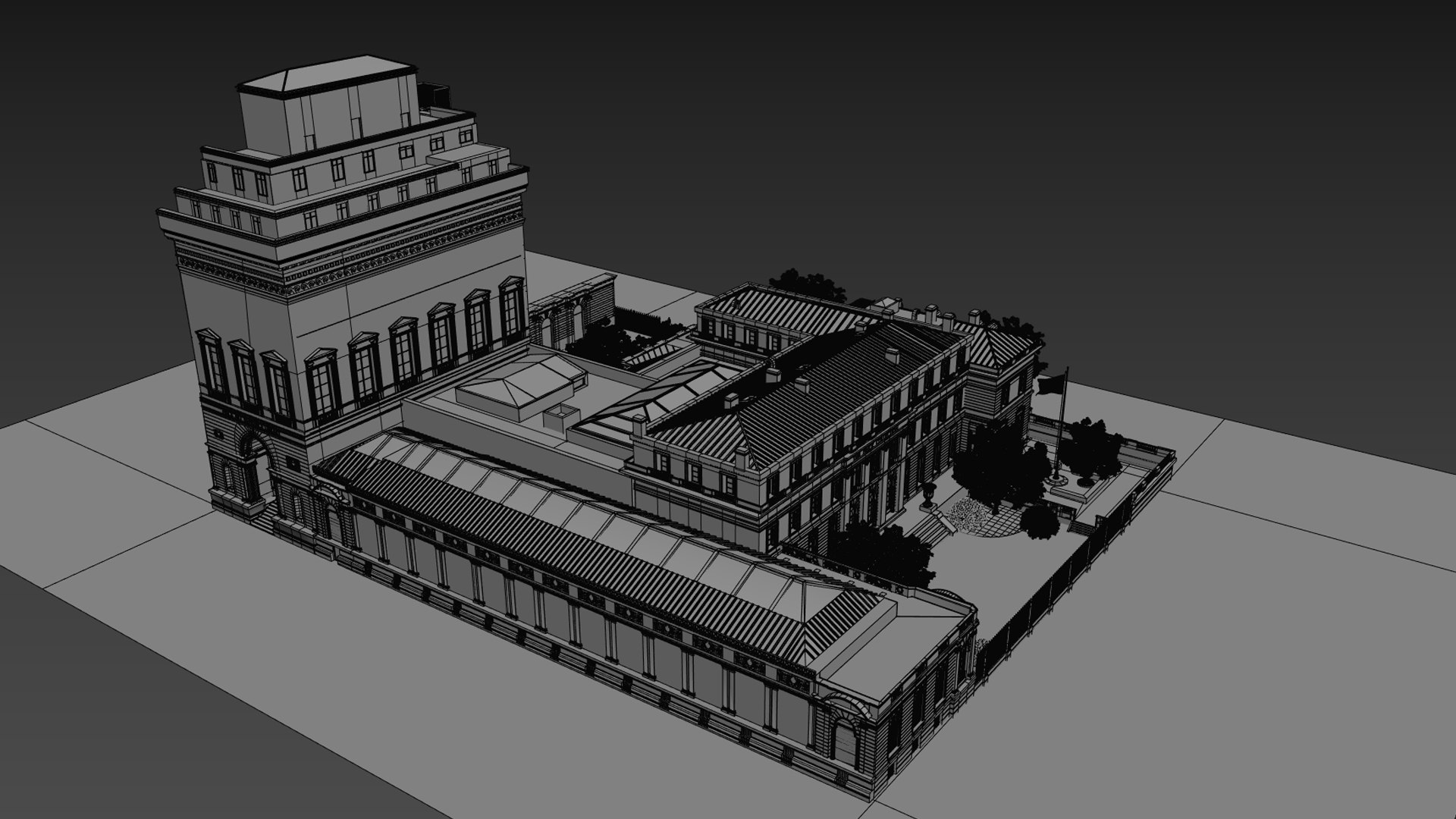 3D Model The Frick Collection - TurboSquid 2059460