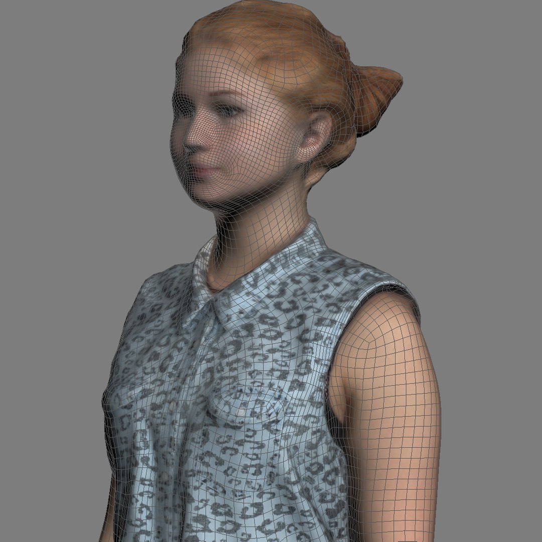 Realistic Human 3d Model