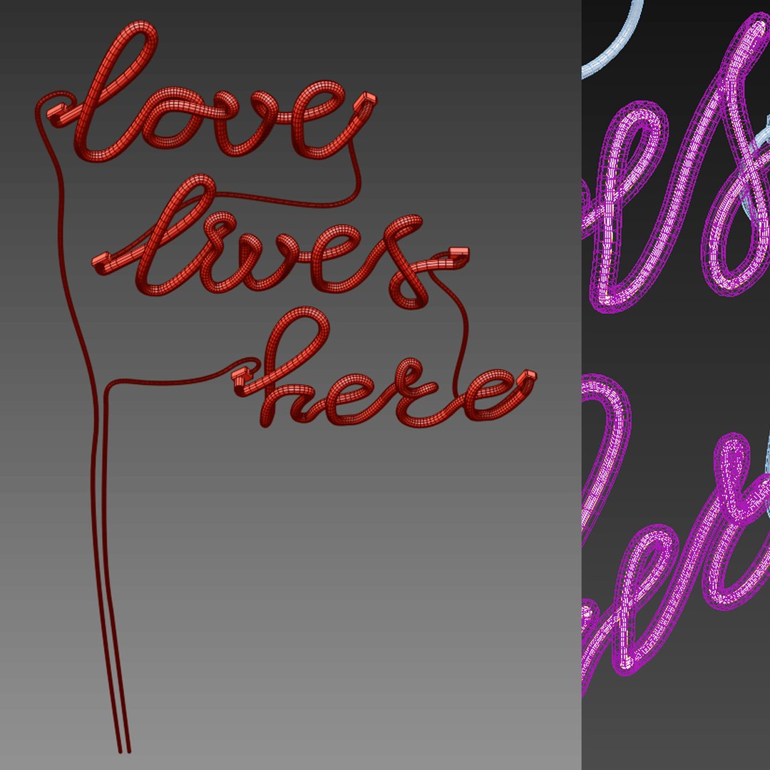 3D Model Light Modules Set 101 Neon - TurboSquid 1805135