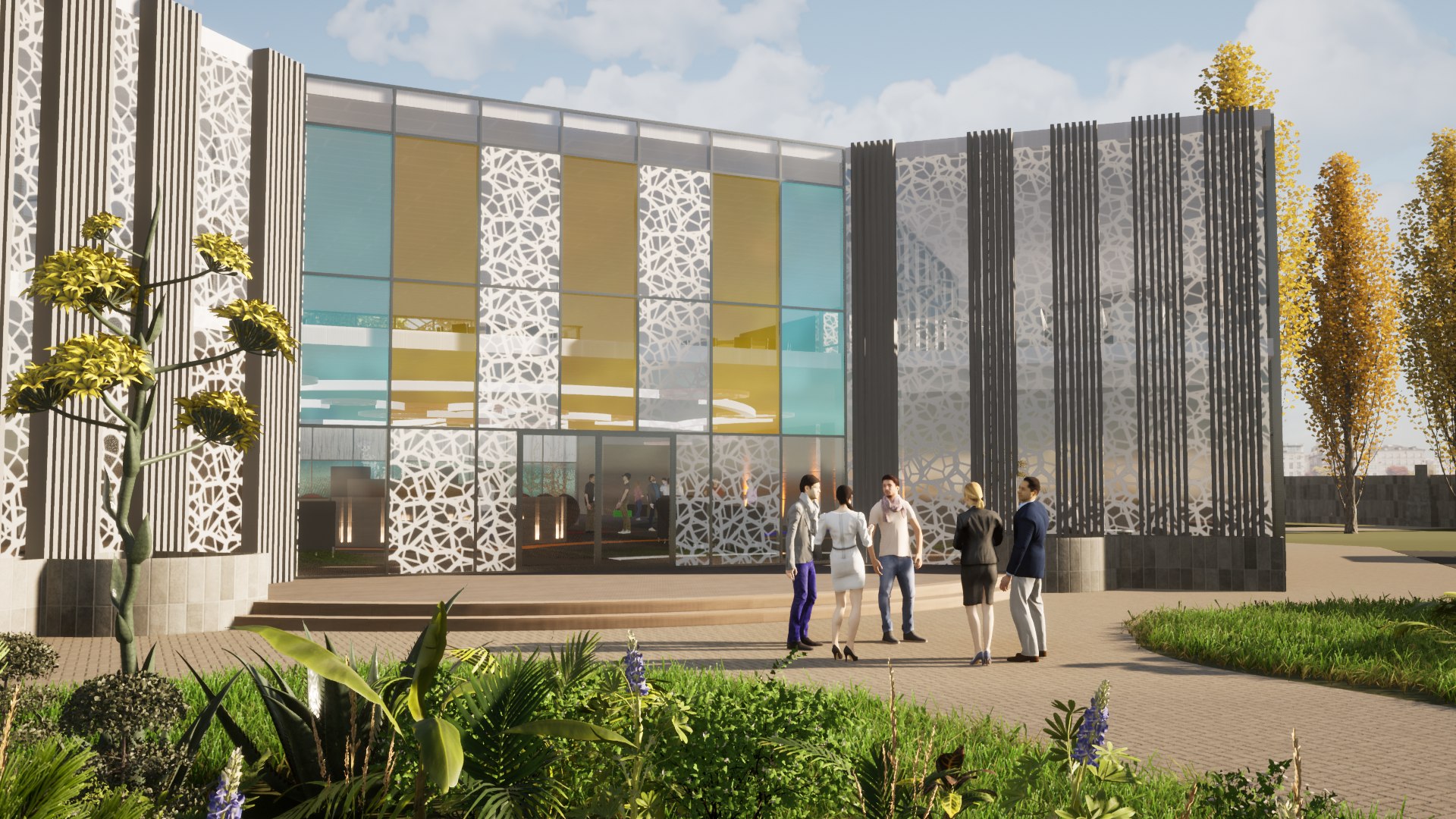 Revit Primary School and Kindergarten 3D model - TurboSquid 1721961