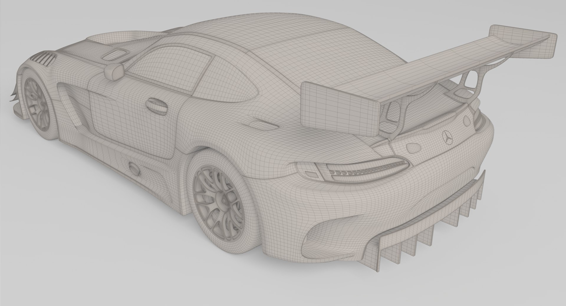 C4d Mercedes-benz Amg Gt3 3