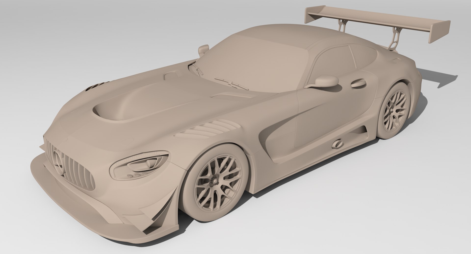 C4d Mercedes-benz Amg Gt3 3