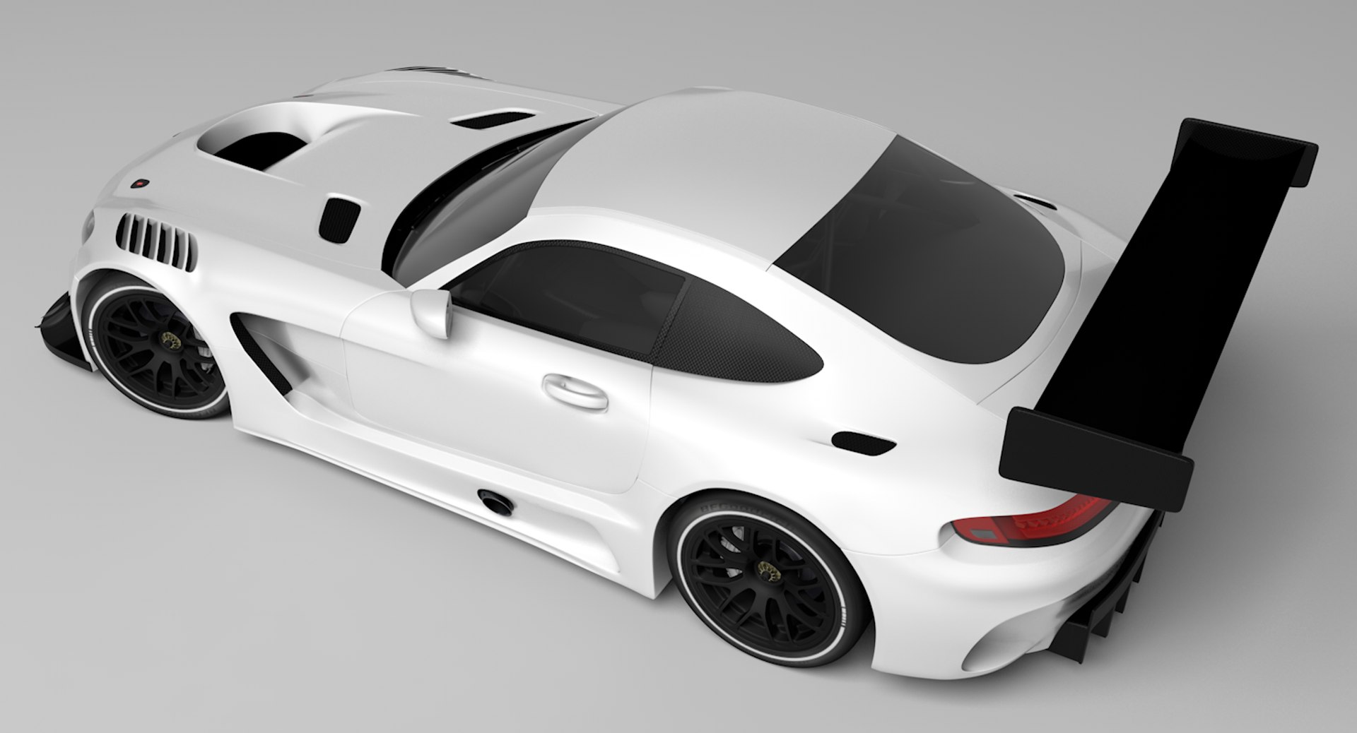 C4d Mercedes-benz Amg Gt3 3