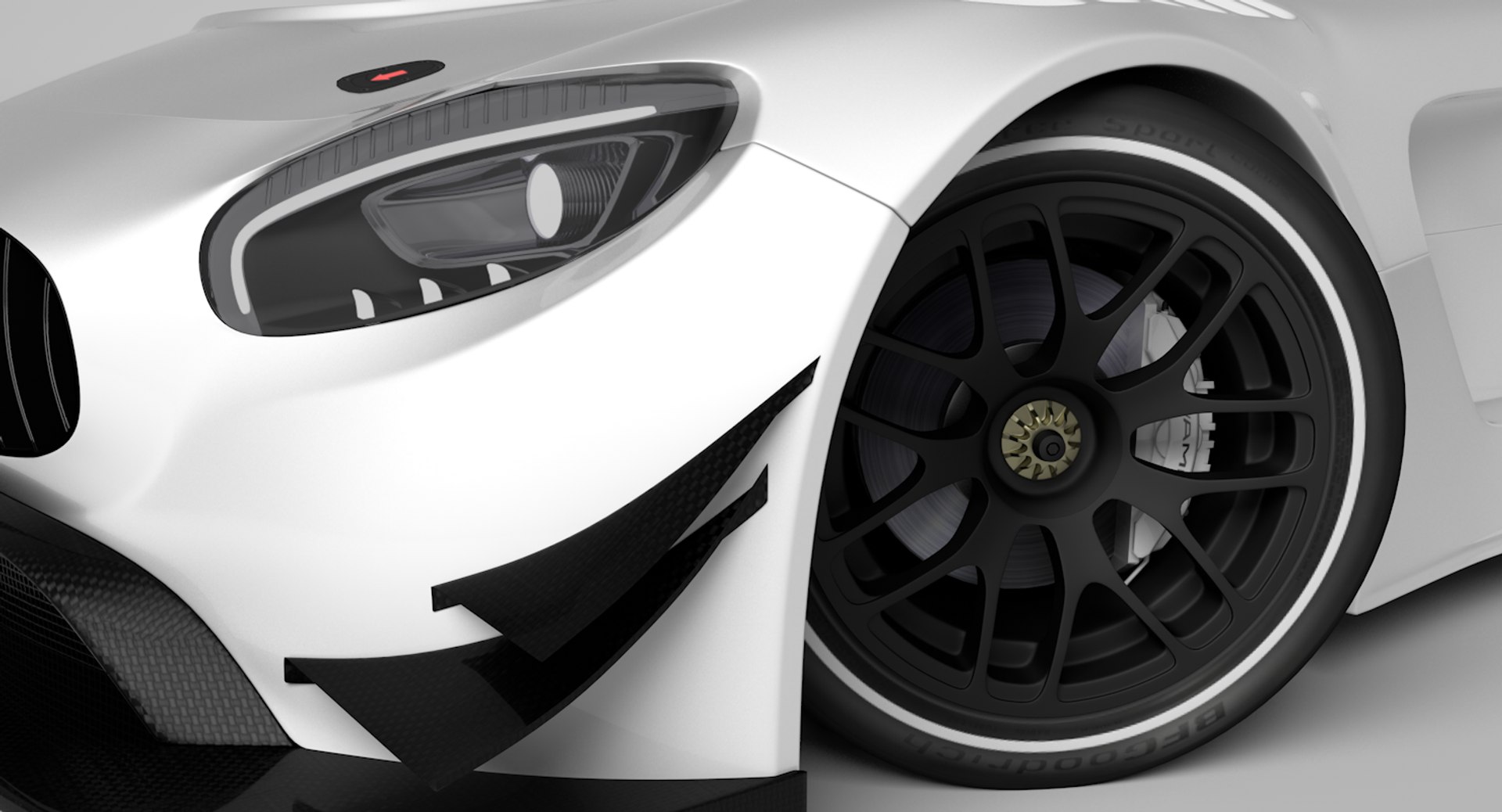 C4d Mercedes-benz Amg Gt3 3