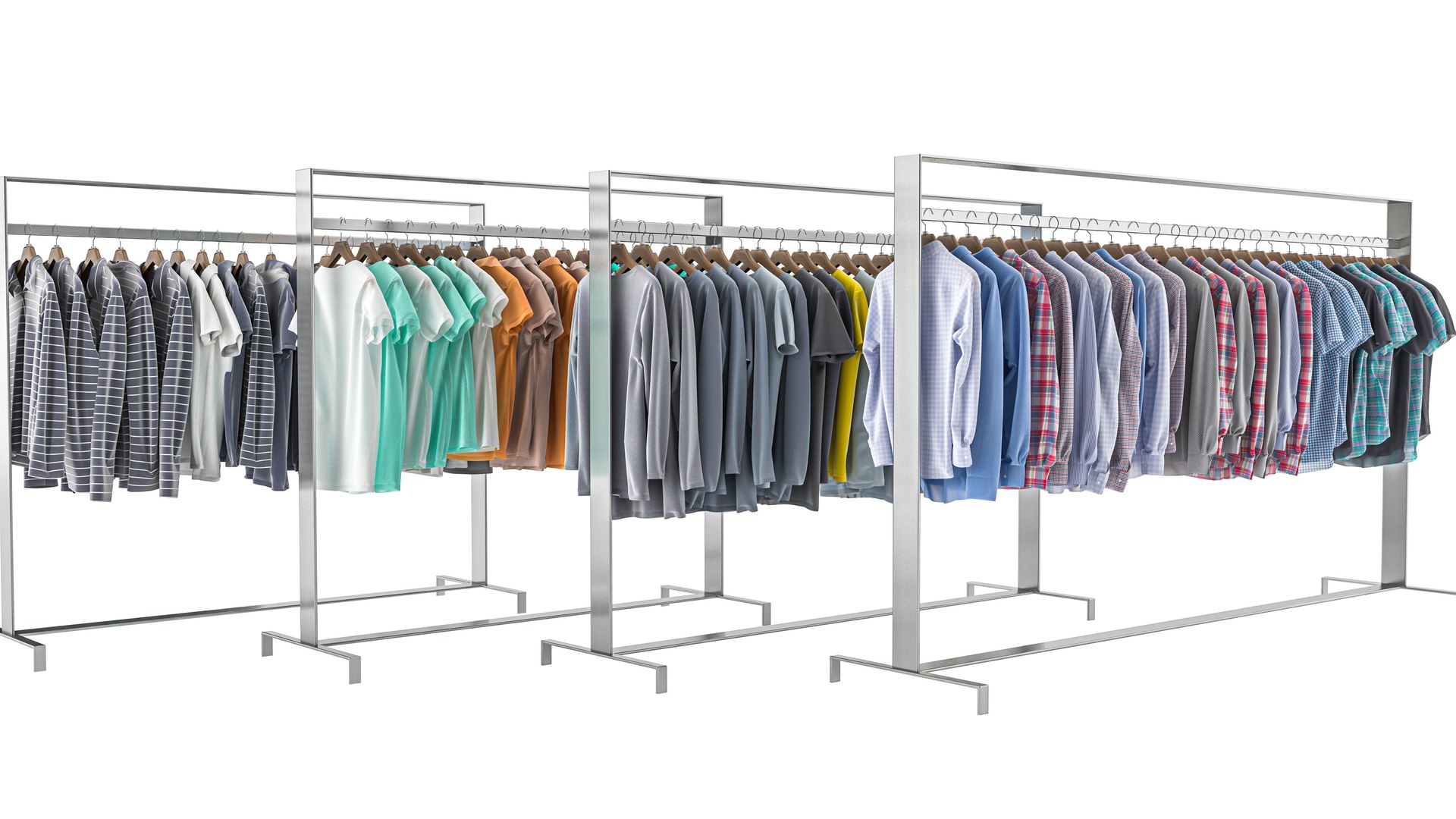 Cloth Stand Vol-02 3D Model - TurboSquid 2242077