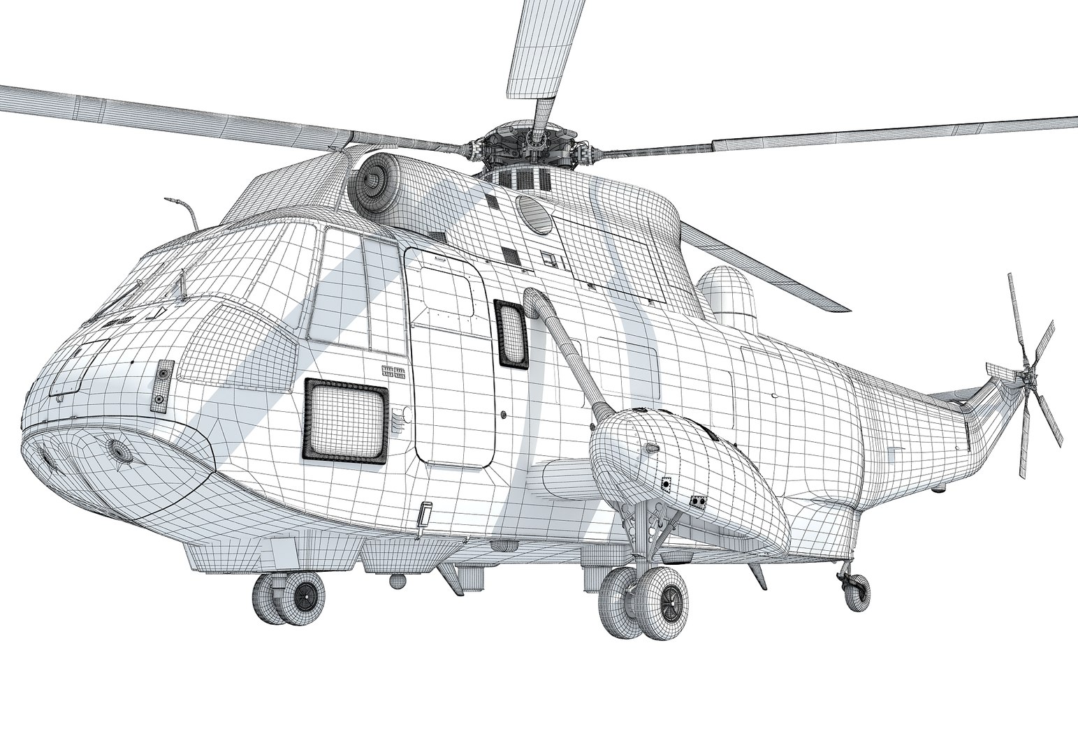3D Marine Helicopter - TurboSquid 1442833