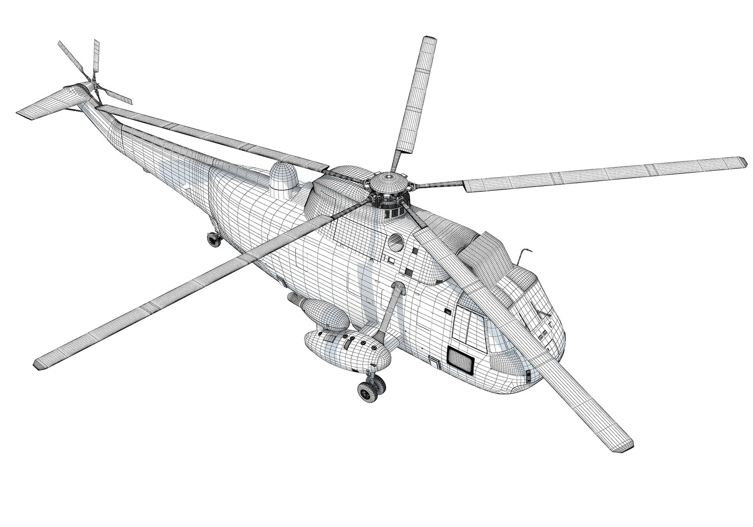 3D Marine Helicopter - TurboSquid 1442833