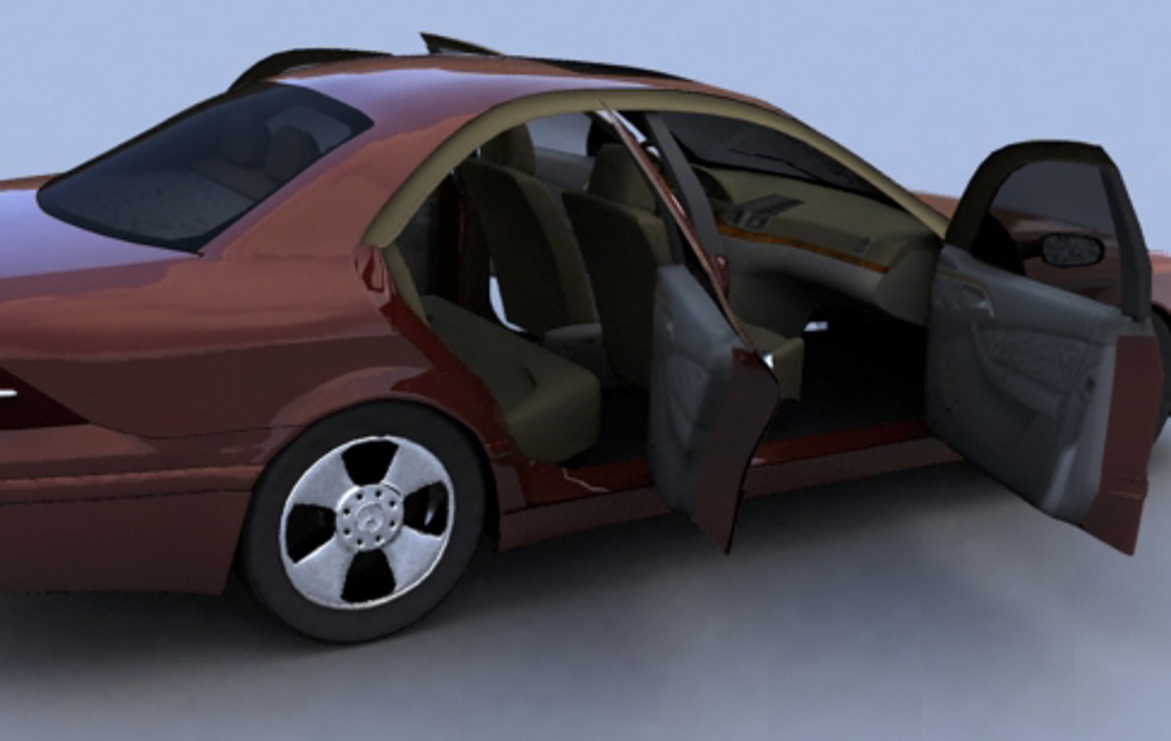 3d Model Mercedes Benz S-class