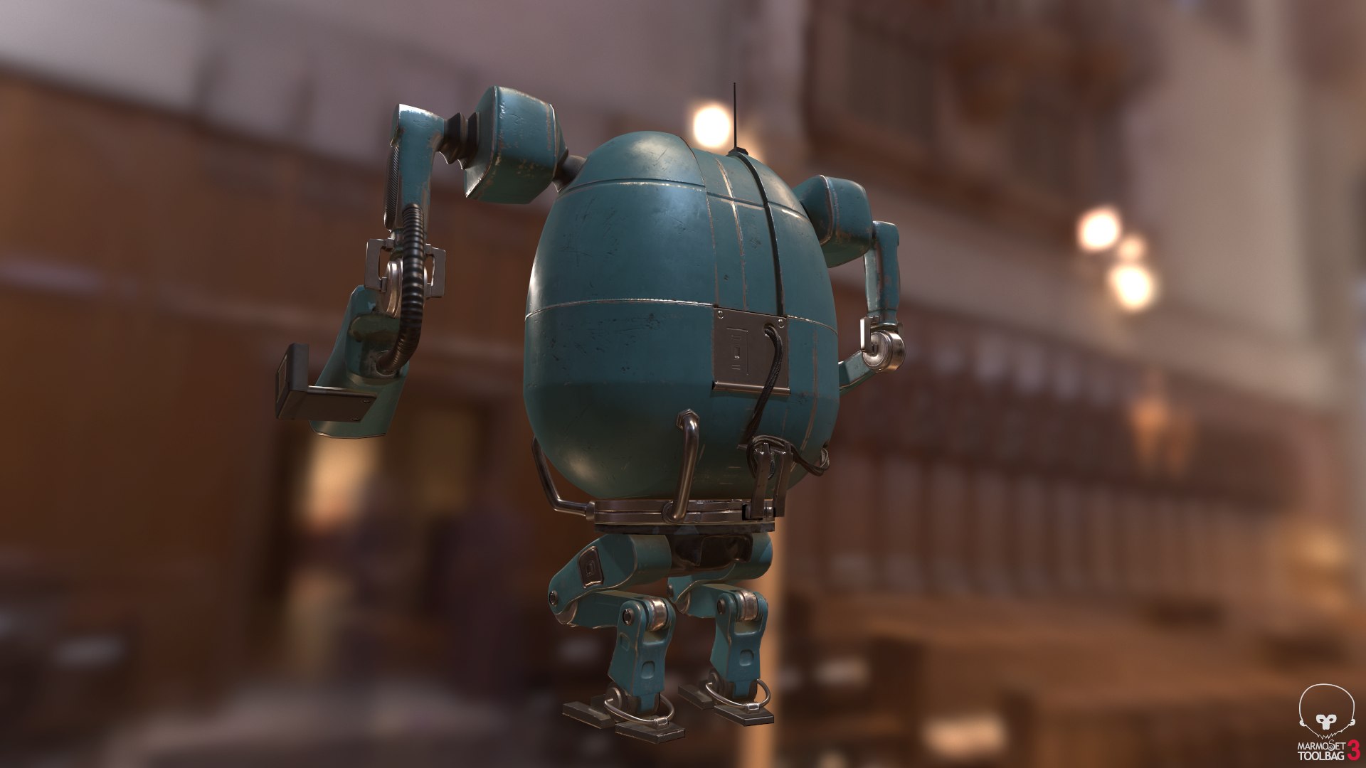 Pbr Robot 3D Model - TurboSquid 1219259
